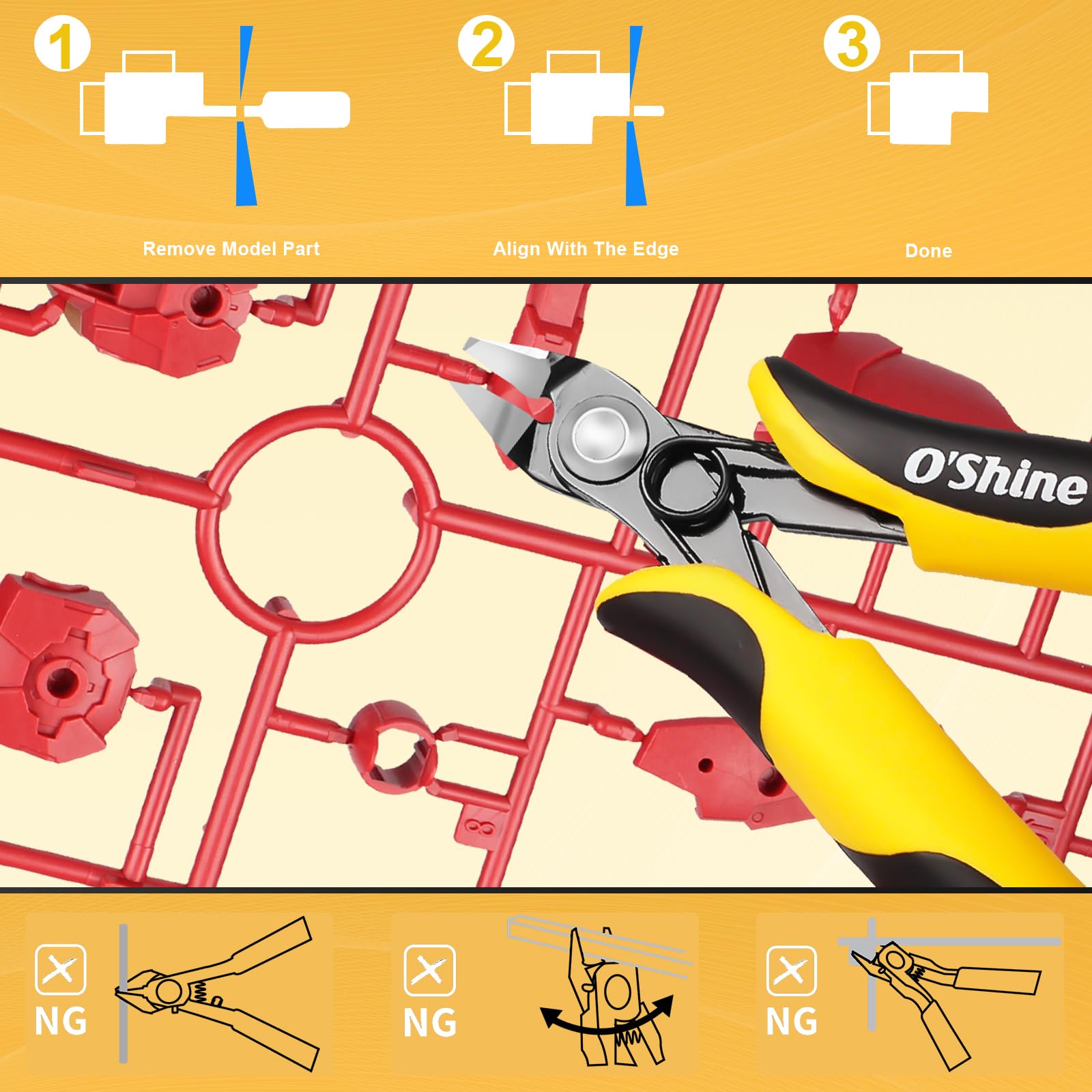 Snapklik.com : OShine Single-Edged Sprue Cutter For Beginner, Single ...