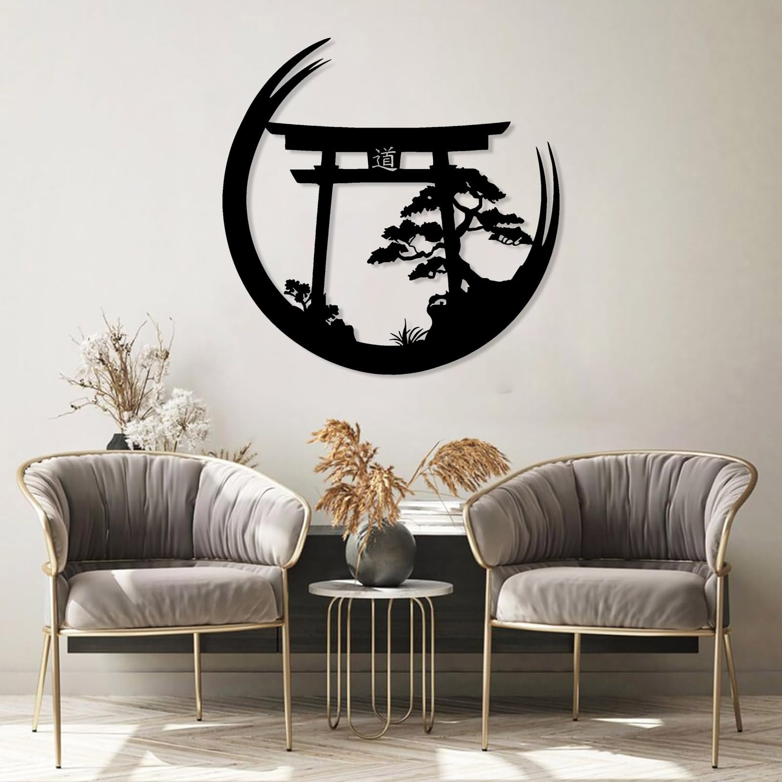 Japanese Metal Wall Art Waves Metal Wall Art Wall Art Inspired Temu
