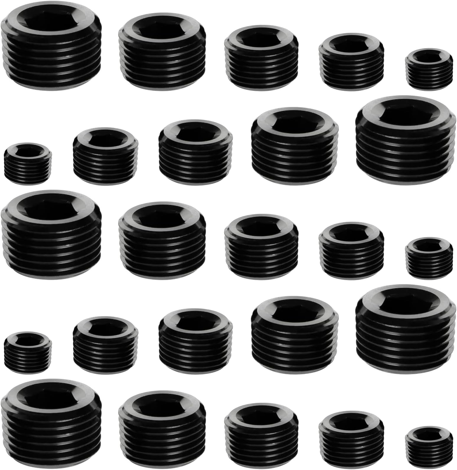 Amazon.com: Mardatt 10Pcs 1/4" NPT Plug Pipe Plug Fitting Carbon Steel ...