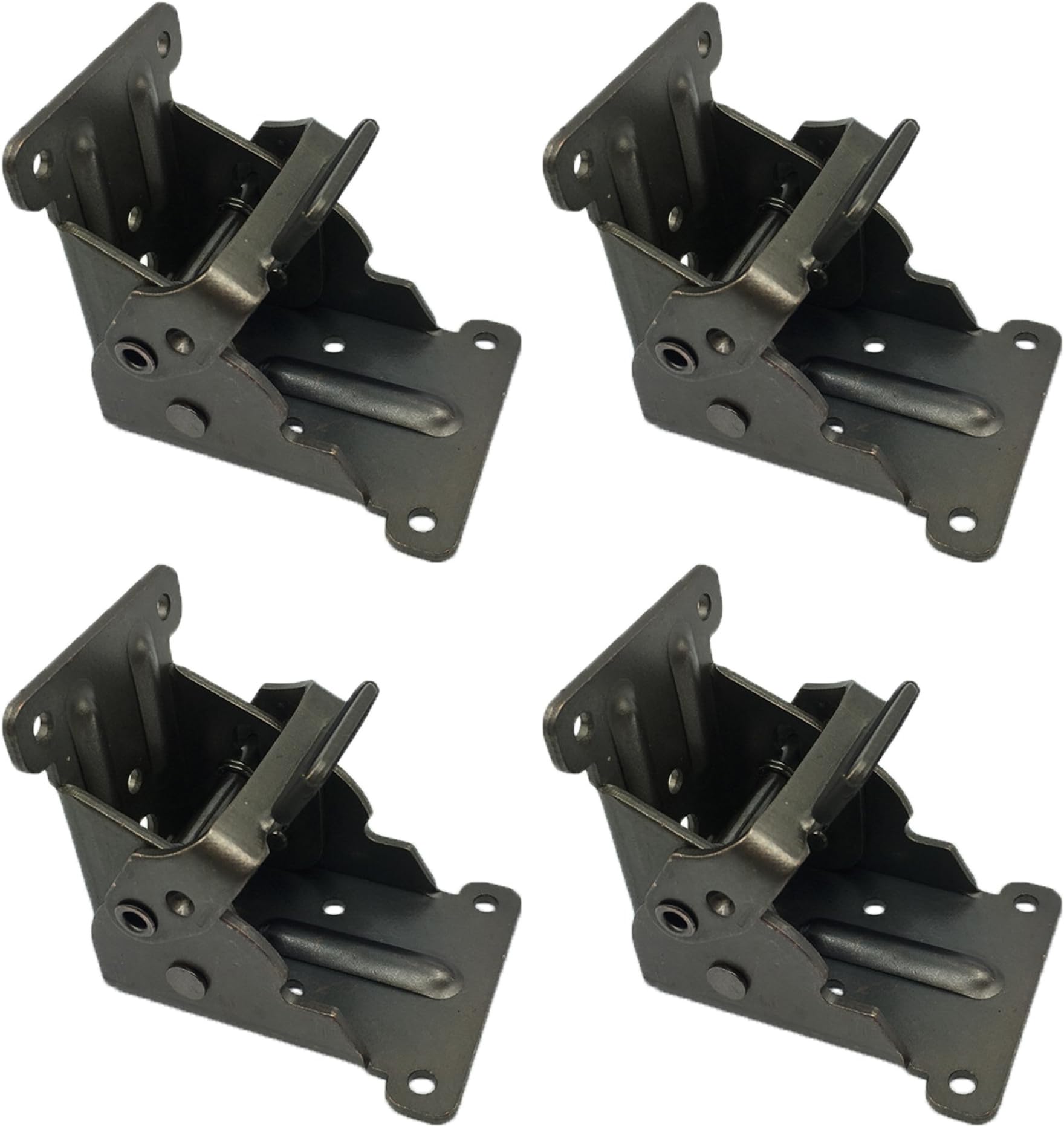 Luomorgo 4 Pcs Folding Self Bracket Locking Hinge Heavy Duty Leg ...