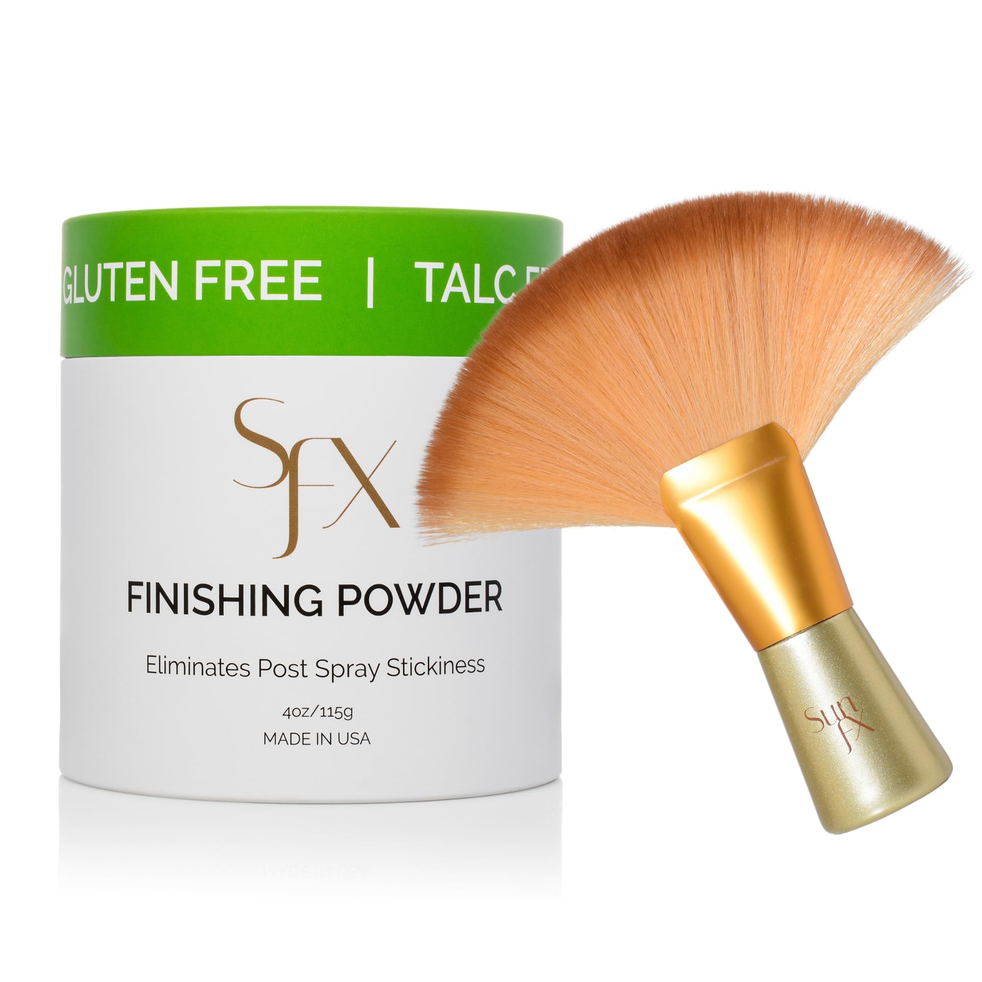 Amazon.com : SunFX Post Spray Tan Translucent Finishing Powder | Talc ...