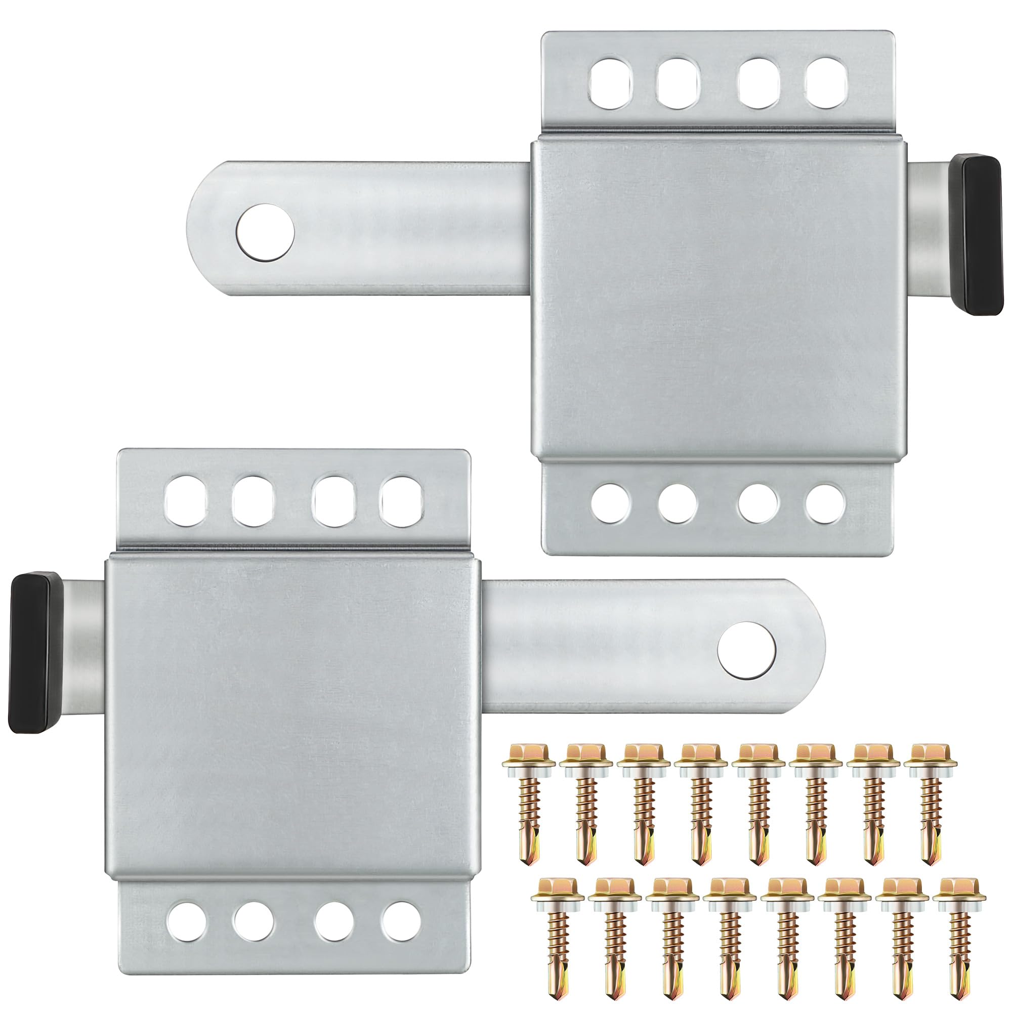 Amazon.com: 2 Pack Garage Door Side Lock with Self Tapping Screws ...