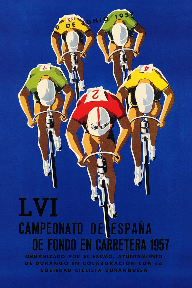 Bicycle Race Original Posters Vintage Cycling Poster Mexico Bicycles