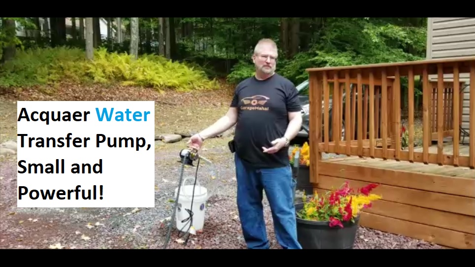 Watch Acquaer Water Transfer Pump 115V 1/10 HP Portable on Amazon Live