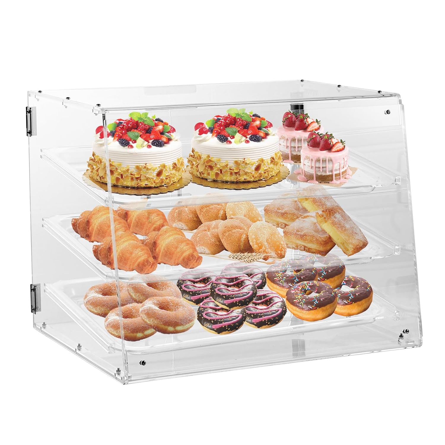 VEVOR Pastry Display Case, 3-Tier Commercial Philippines | Ubuy