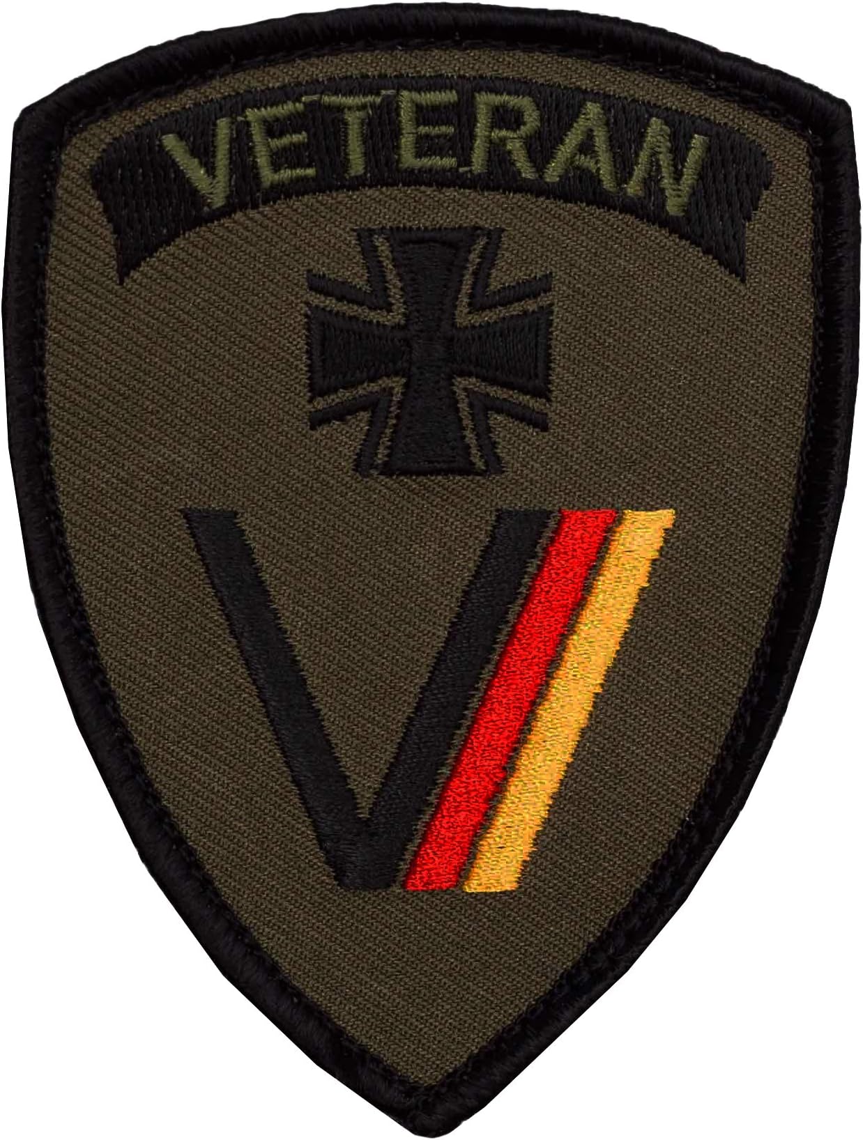 Café Viereck ® Bundeswehr Veteran Patch Gestickt mit Klett - 7 cm x 9 ...