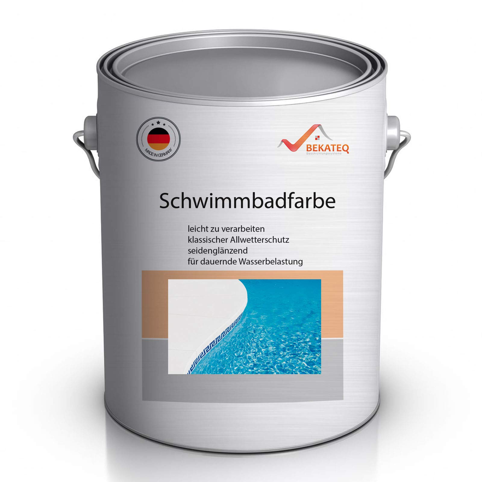 Buy Modern swimming pool paint, pool colour, RAL colours, Bekateq ...