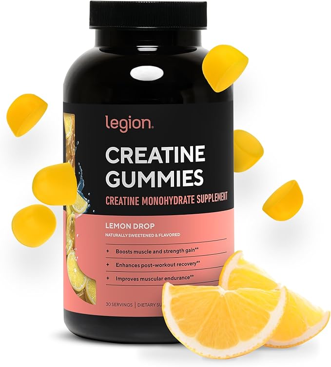 Amazon.com: LEGION Creatine Monohydrate Gummies – Clean Chewable ...