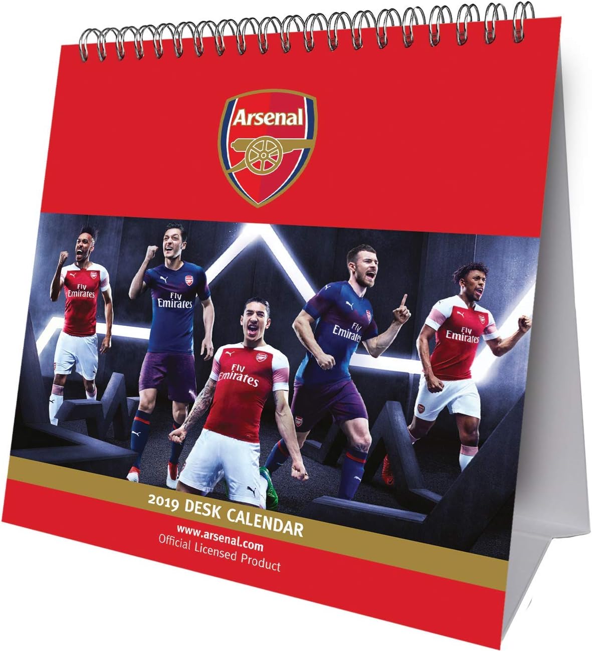 Arsenal Desk Easel Official 2019 Calendar - Desk Easel Forma: mandar a ...