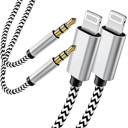 Amazon.com: Aux Cord for iPhone Car Adapter,3.3Ft [Apple MFi Certified] Lightning to 3.5mm Aux ...