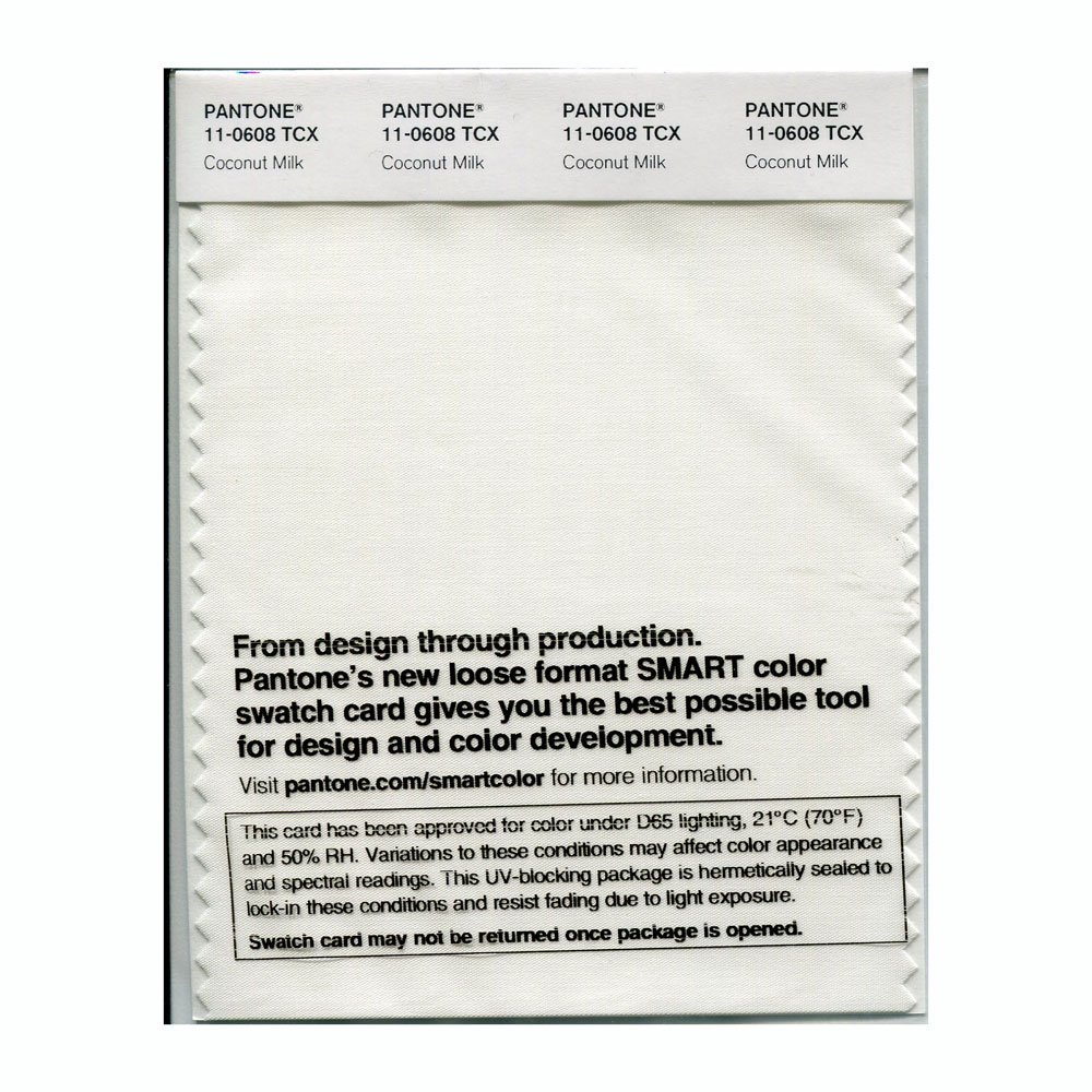 Pantone Smart Swatch 11-0608 Coconut Milk - Amazon.com