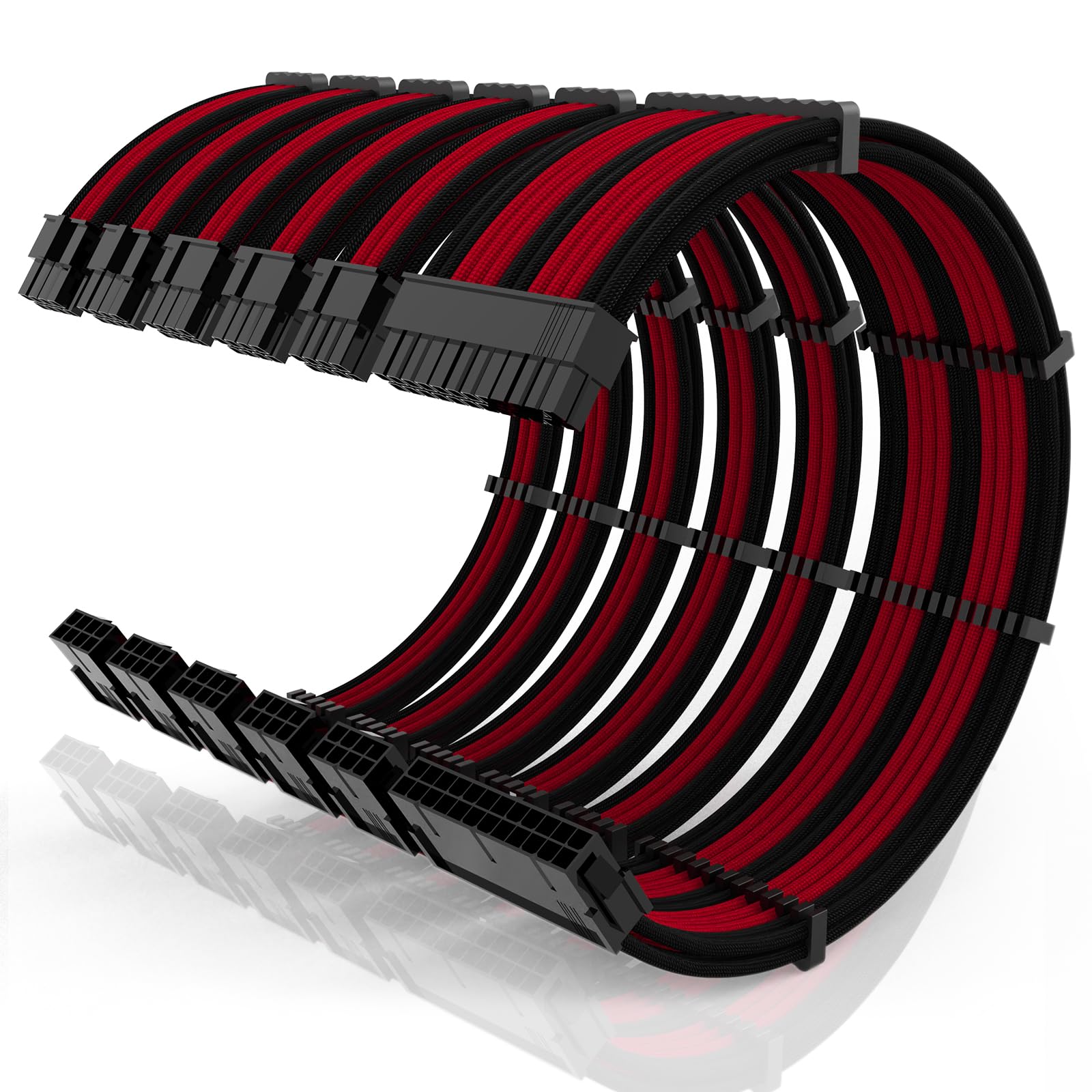 Psu Extension Cables PSU Cable Extension Sleeved Custom Mod GPU PC ...