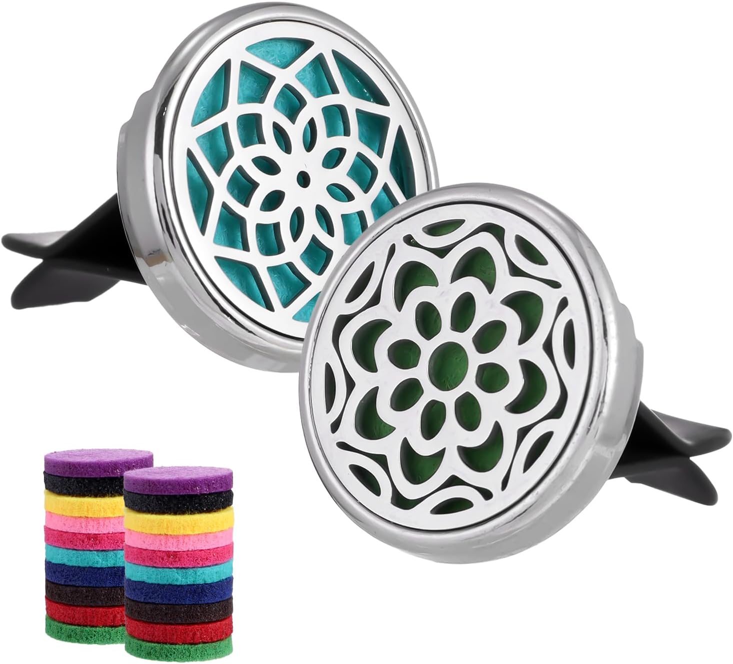 Amazon.com: KVAEY 2PCS 30mm Car Diffuser Vent Clips, Tree of Life ...