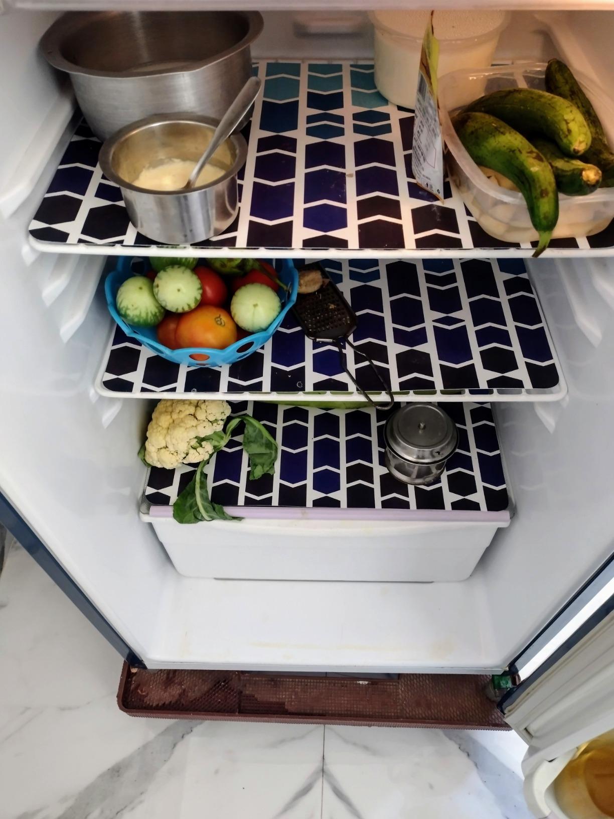 Yellow Weaves™Combo of Exclusive Decorative Fridge Top Cover, Fridge ...