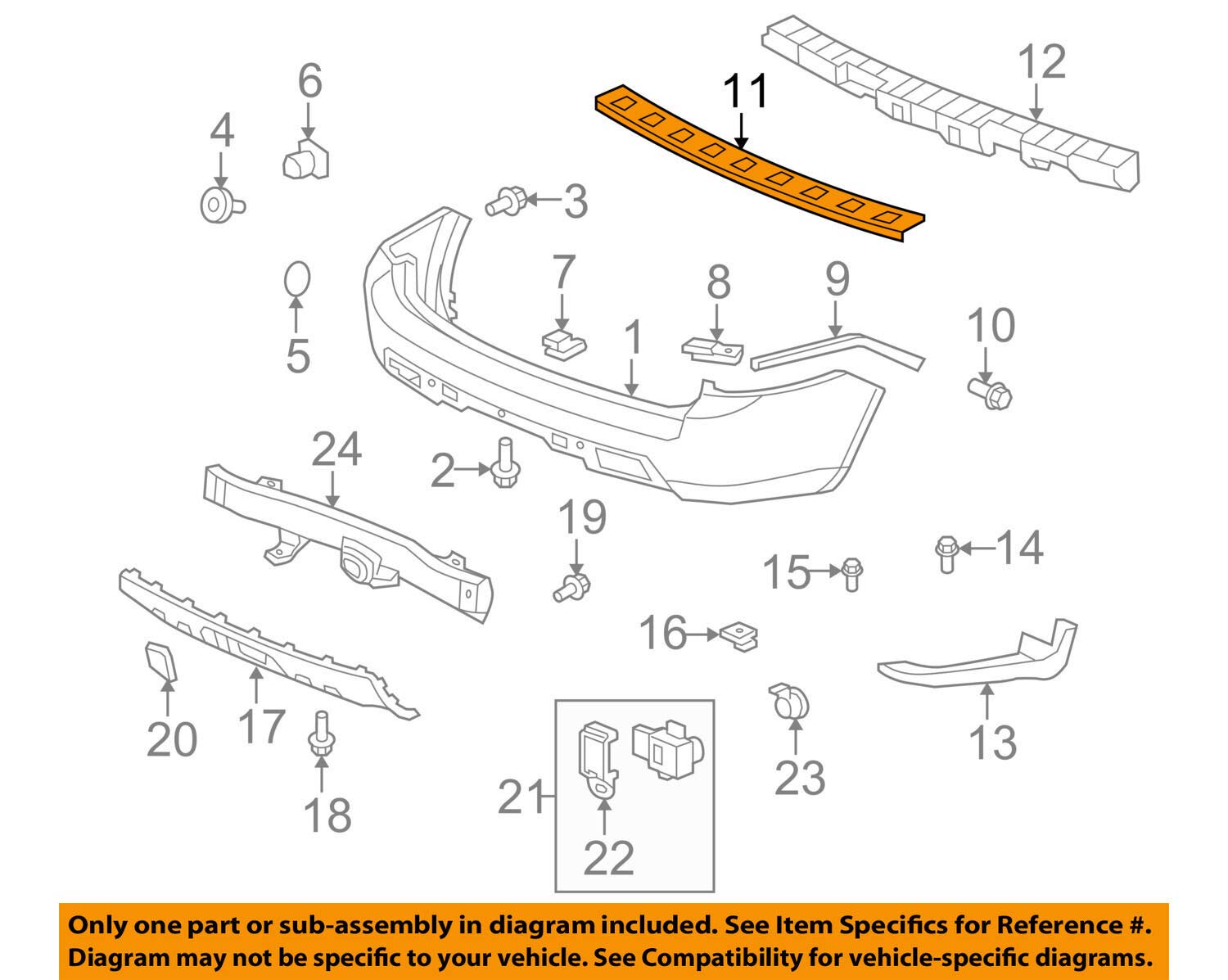 Amazon.com: Genuine Honda 71510-SZA-A00ZA Rear Bumper Step : Automotive