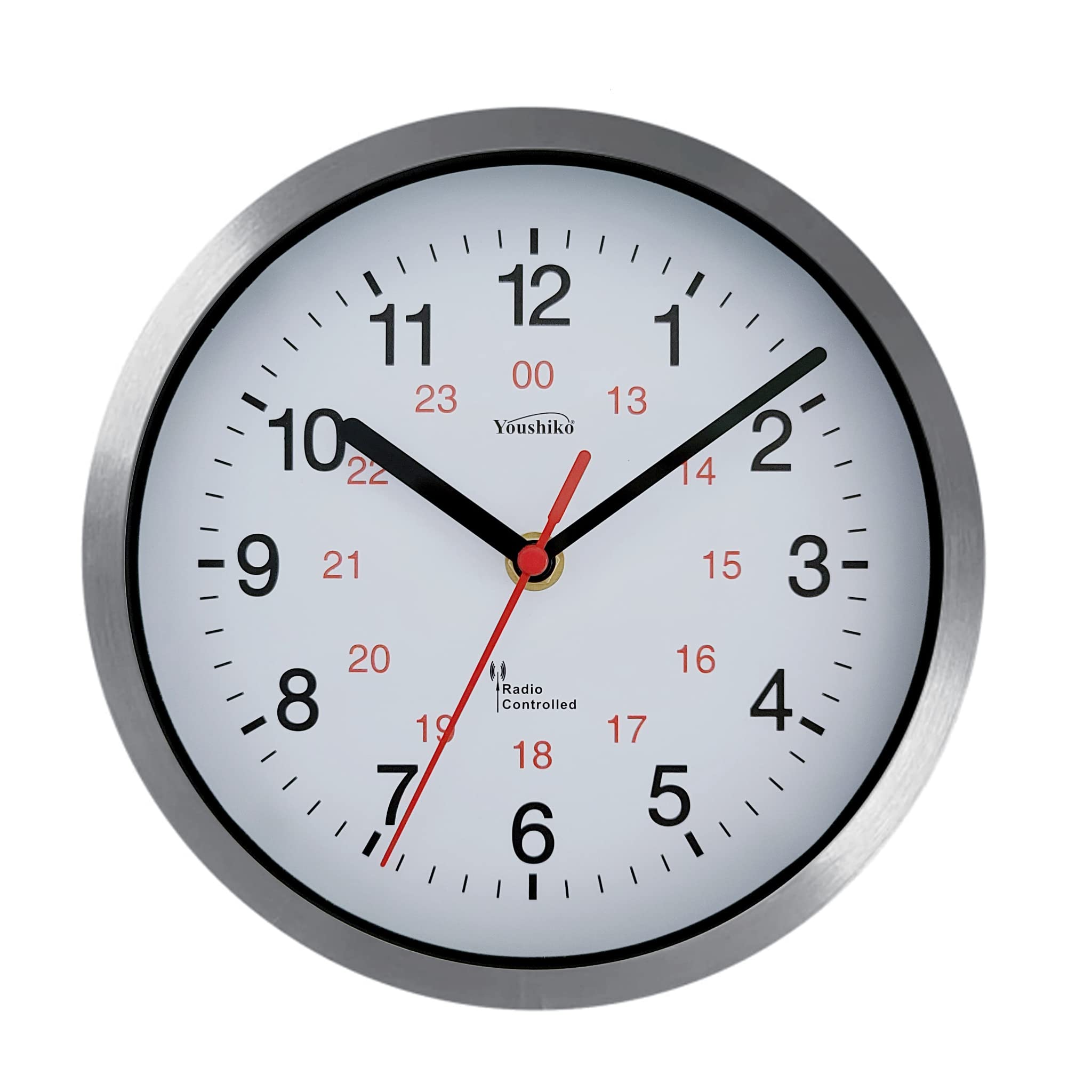 Buy Youshiko Radio Controlled Wall Clock (Official UK & Ireland Version ...