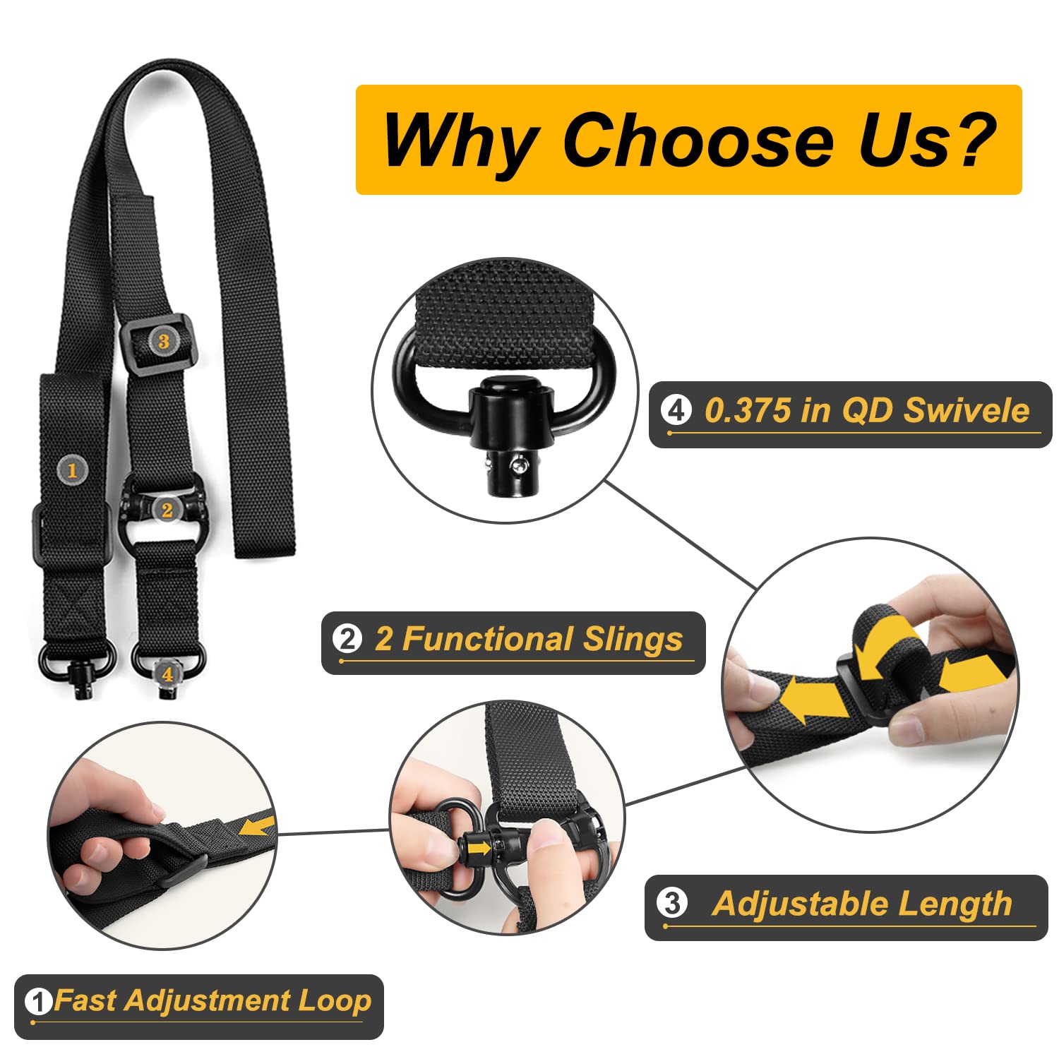 Snapklik.com : 2 Point Qd Sling