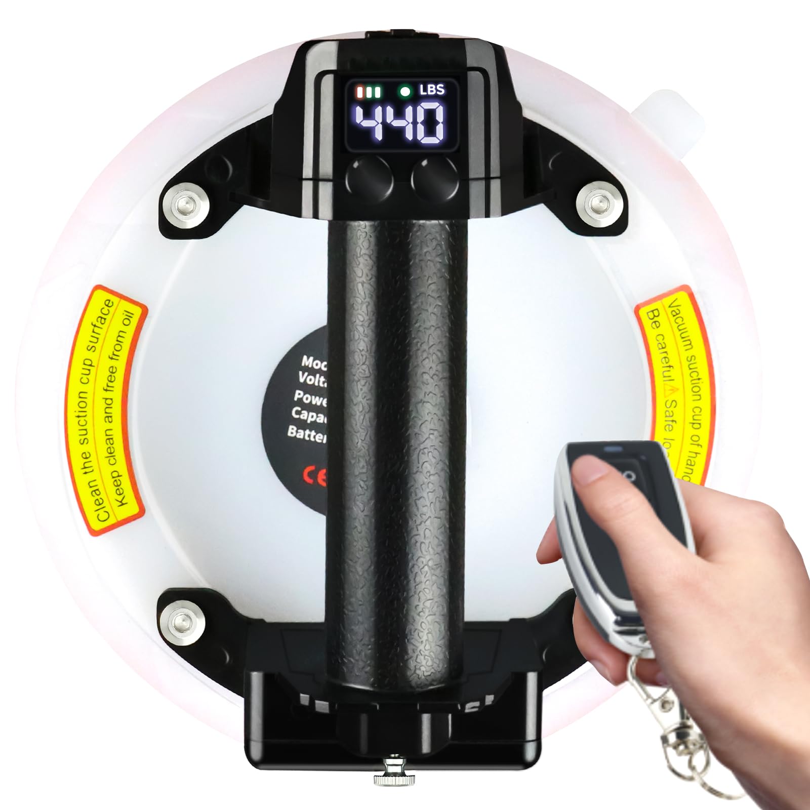 Amazon.com: 8" Electric Glass Suction Cups, Remote Control Heavy Duty ...