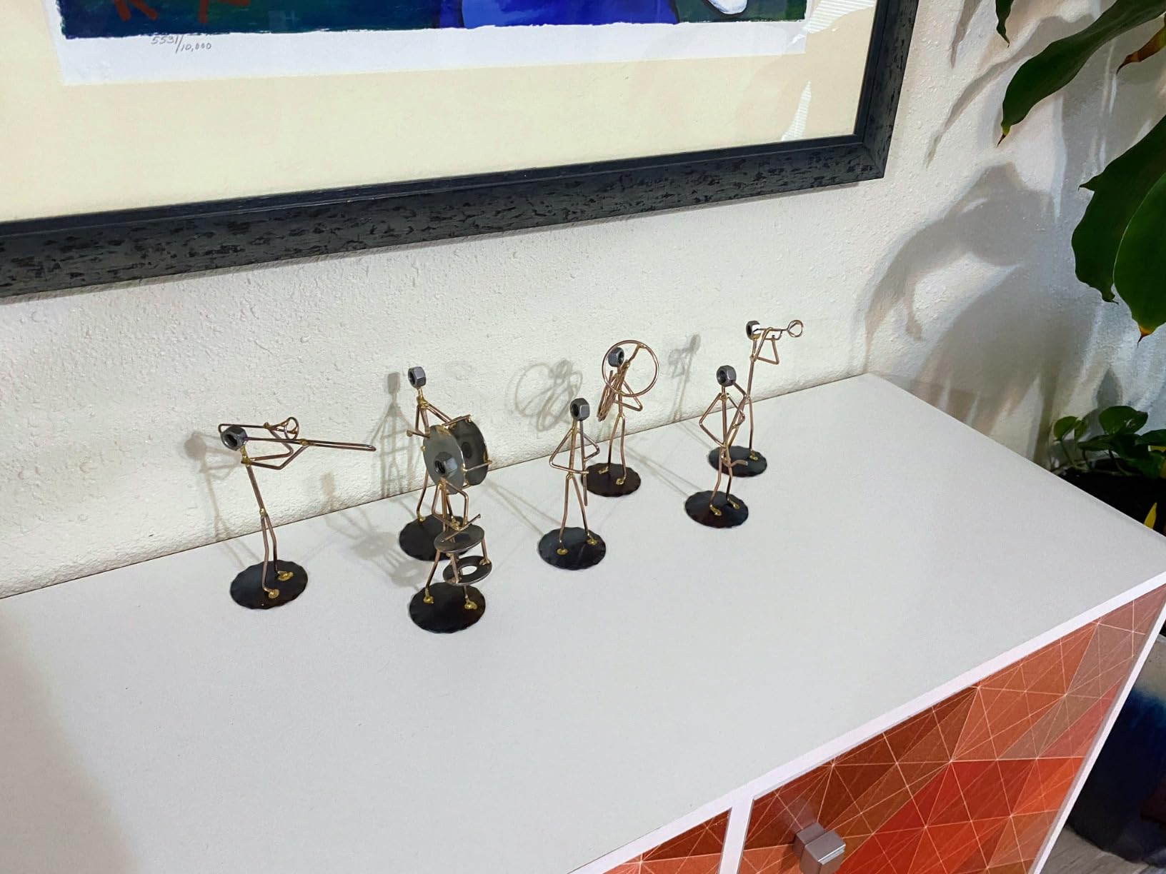 $4/mo - Finance Saxophone Collectible Handmade Metal Art Figurine, Desk ...
