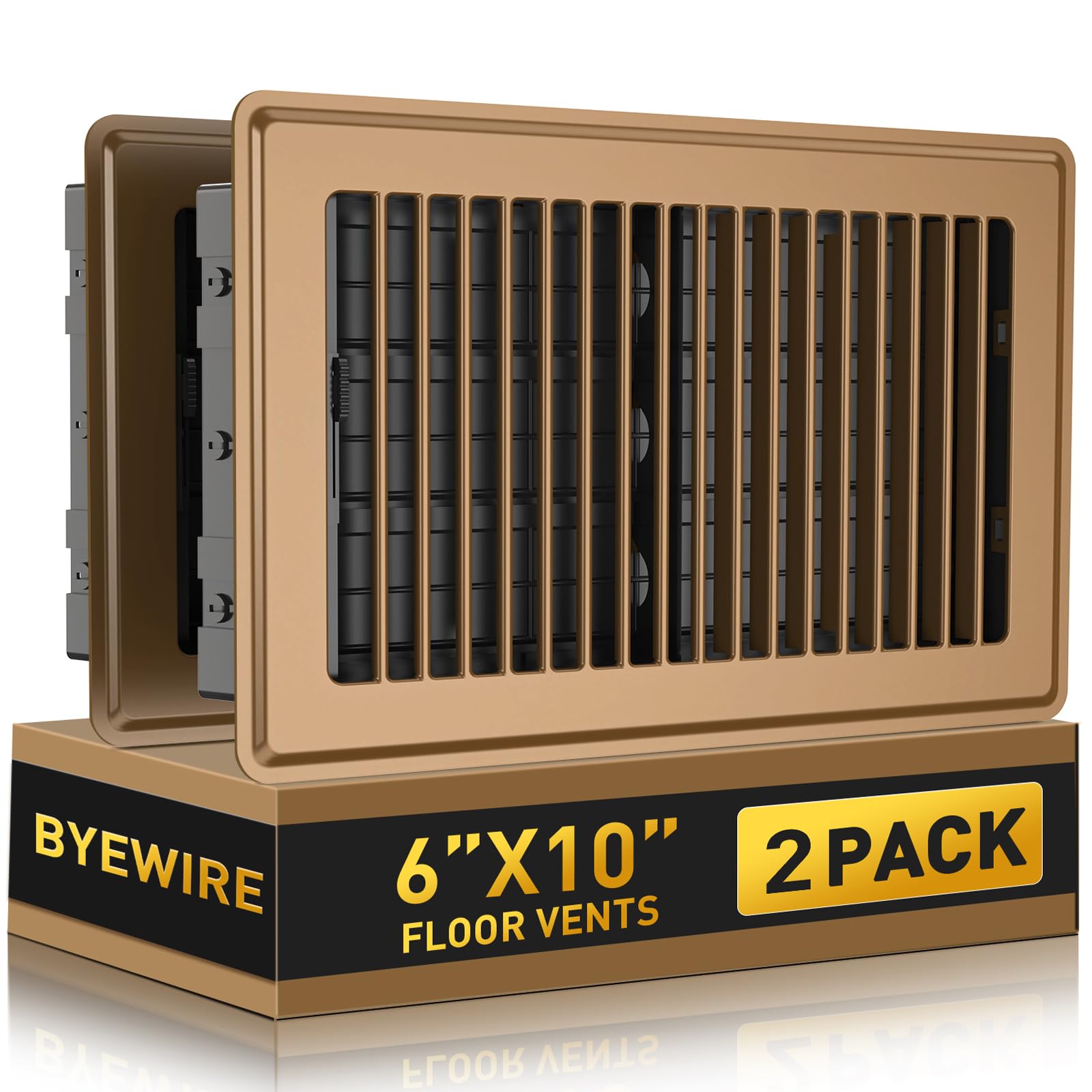 Snapklik.com : 6x10 Floor Register, Heavy Duty Steel Walkable Floor ...
