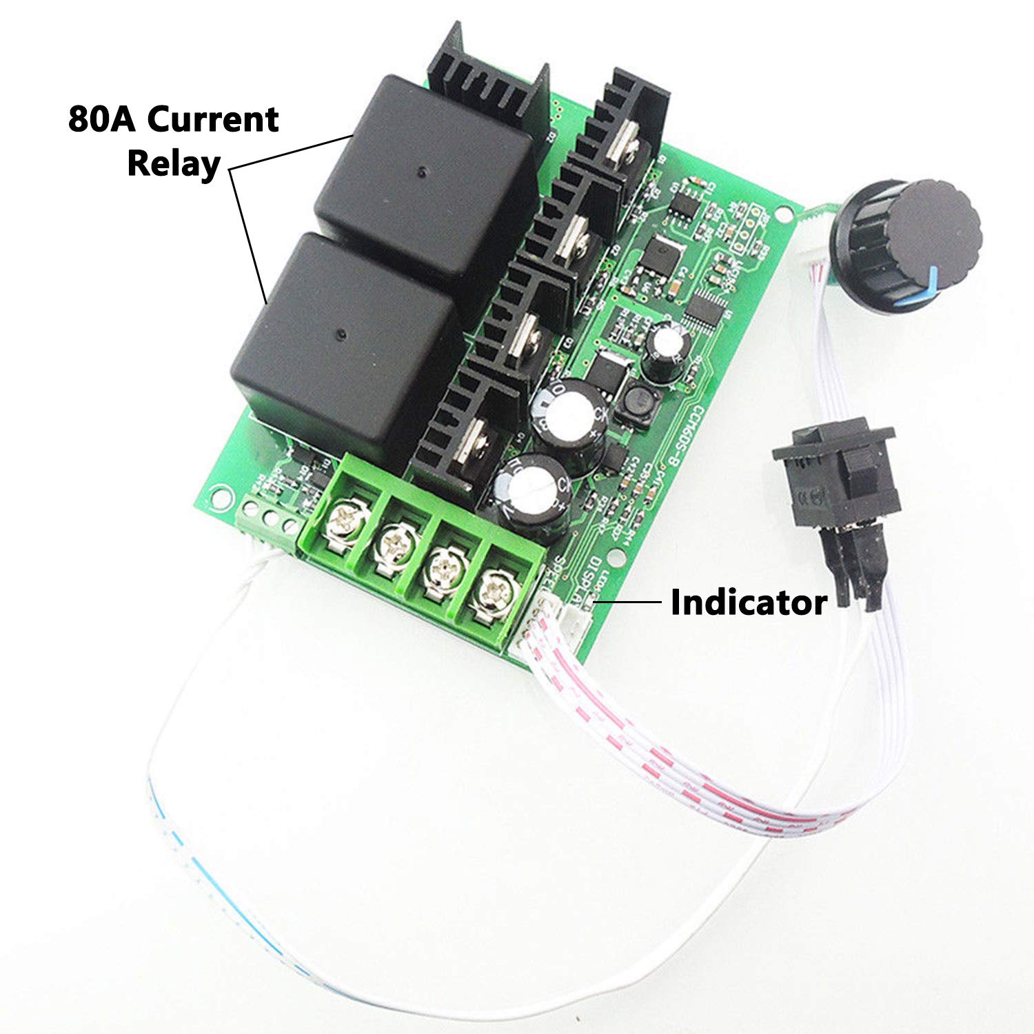 Snapklik.com : Greartisan 10V-60V 40A DC Motor Speed Controller PWM ...