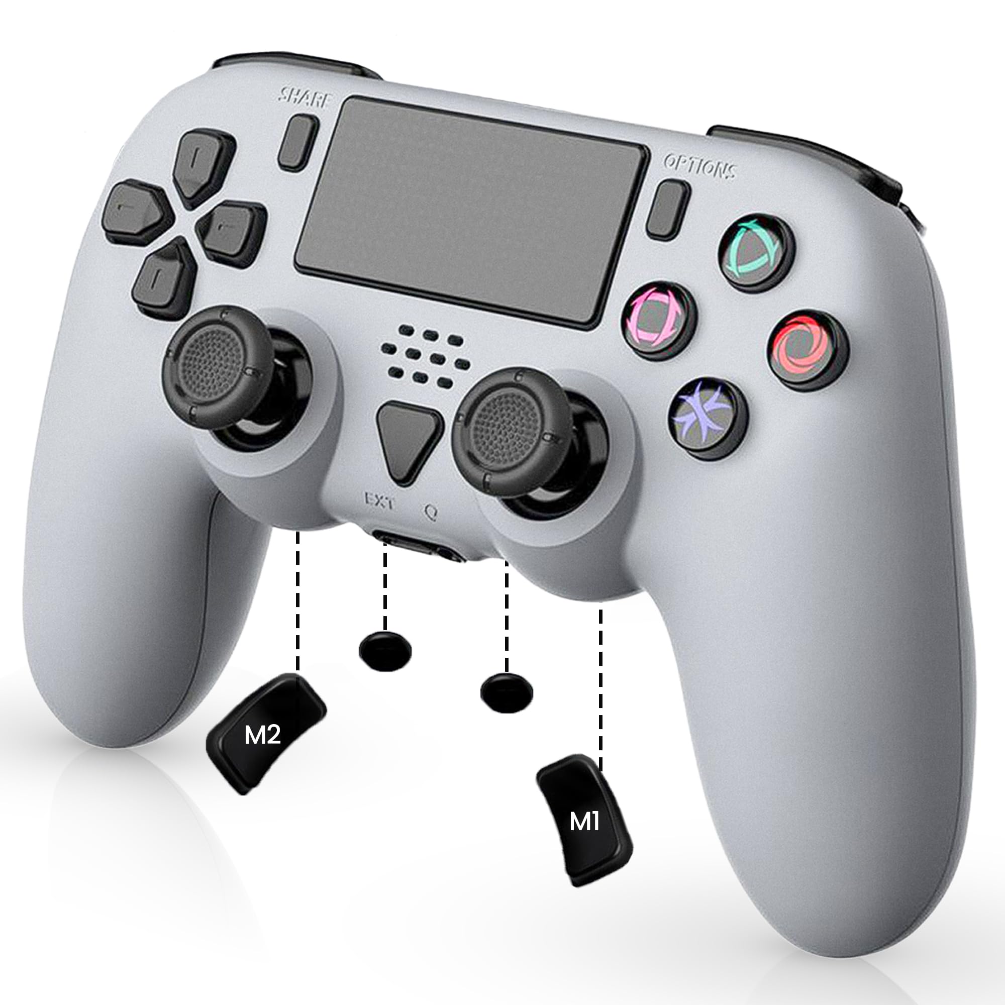 Amazon.com: CHASDI Pro Wireless Controller Compatible with PS5, Dual ...
