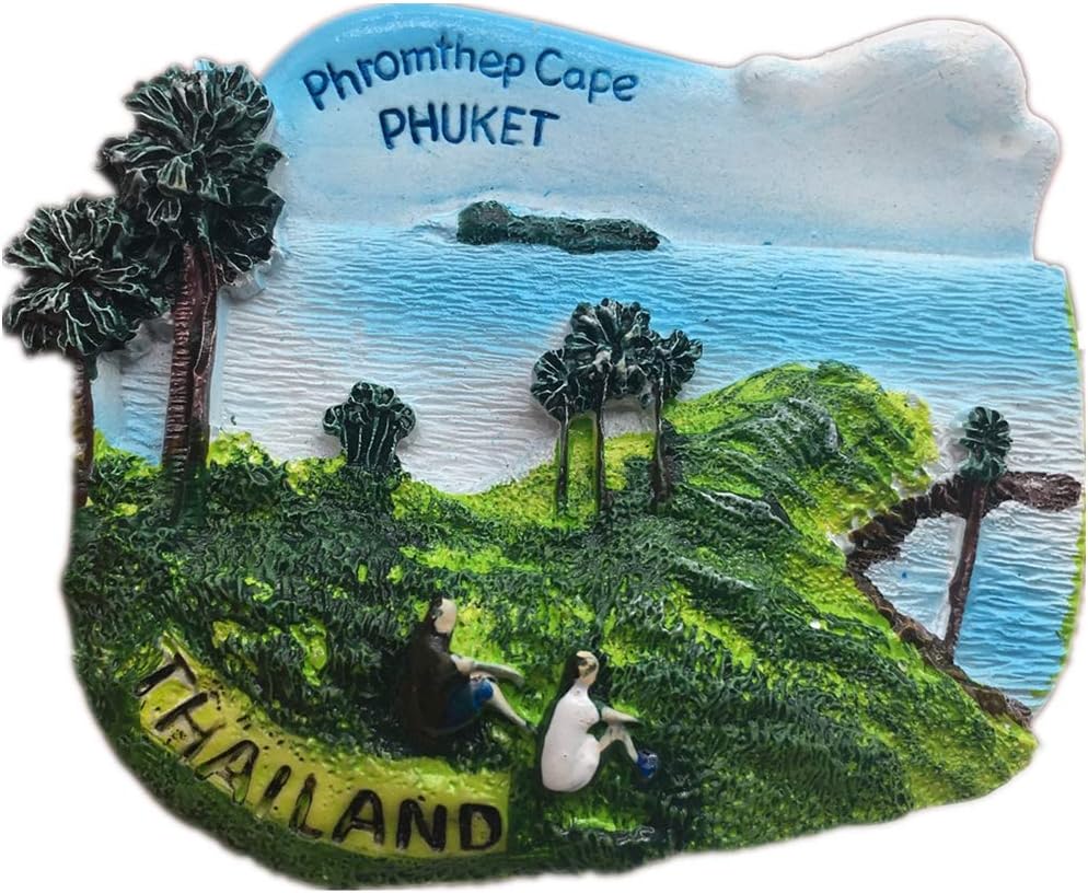 Amazon.de: Phuket Thailand Kühlschrankmagnet Weltstadt Harz 3D Starkes ...