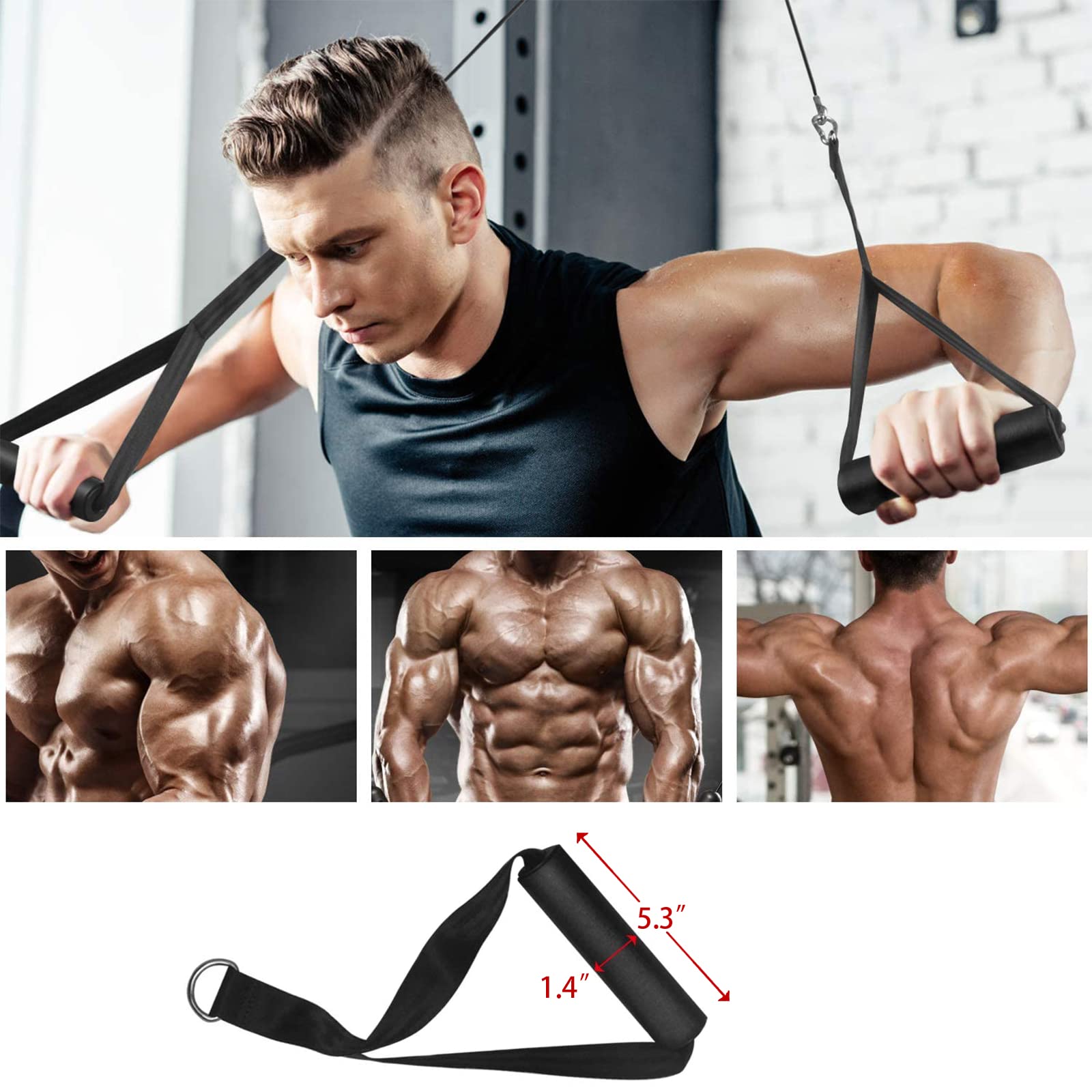 3in1 Pulley Cable, Pully exercise equipment, Home Cable Pulley System ...