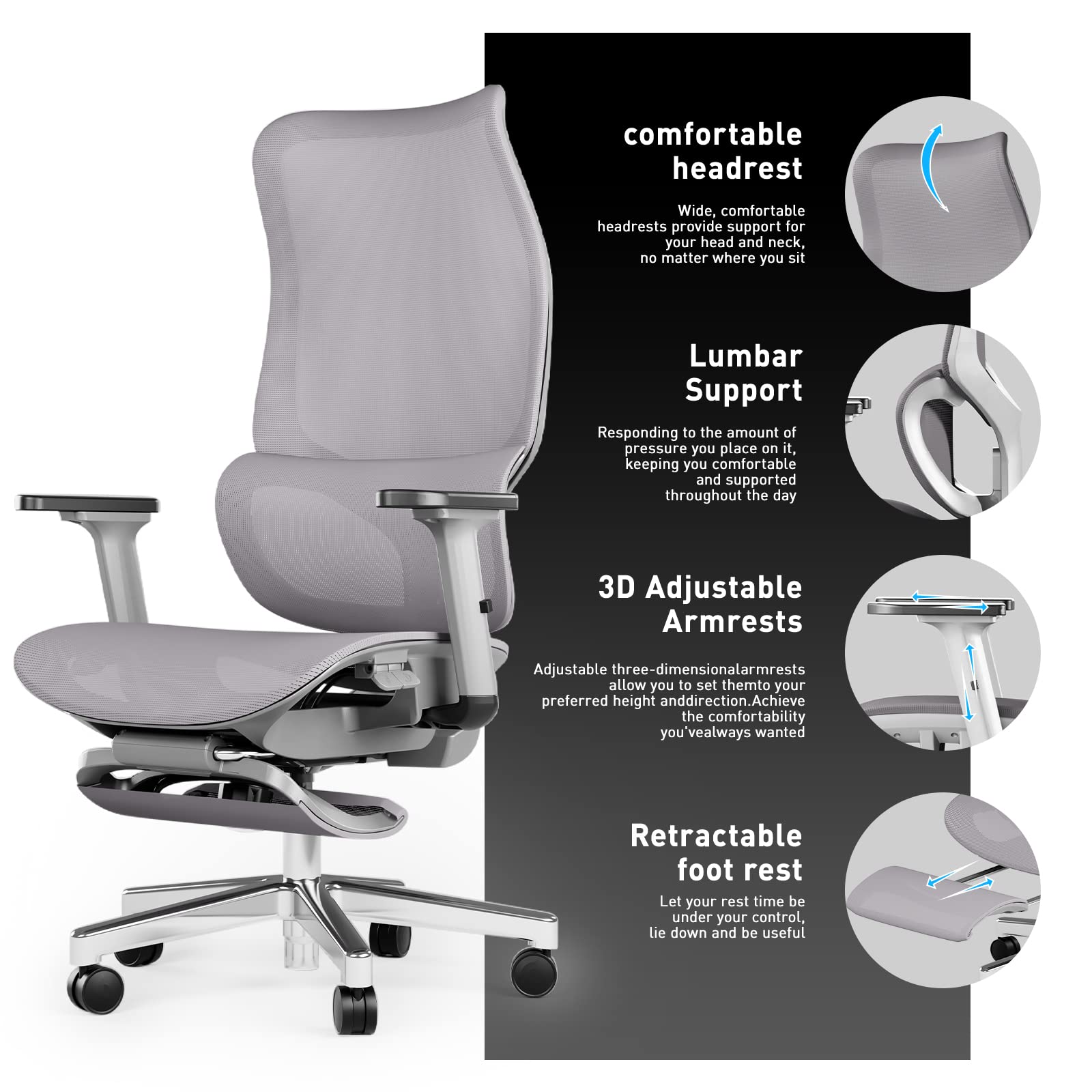 Snapklik.com : JOYFLY Big And Tall Office Chair