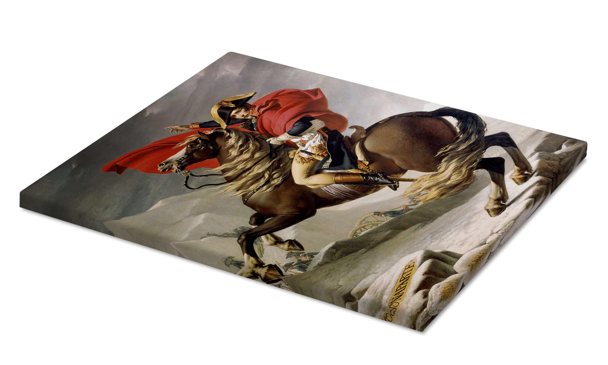 Napoleon Crossing The Alps 19th Century Napoleon Bonaparte Crossing