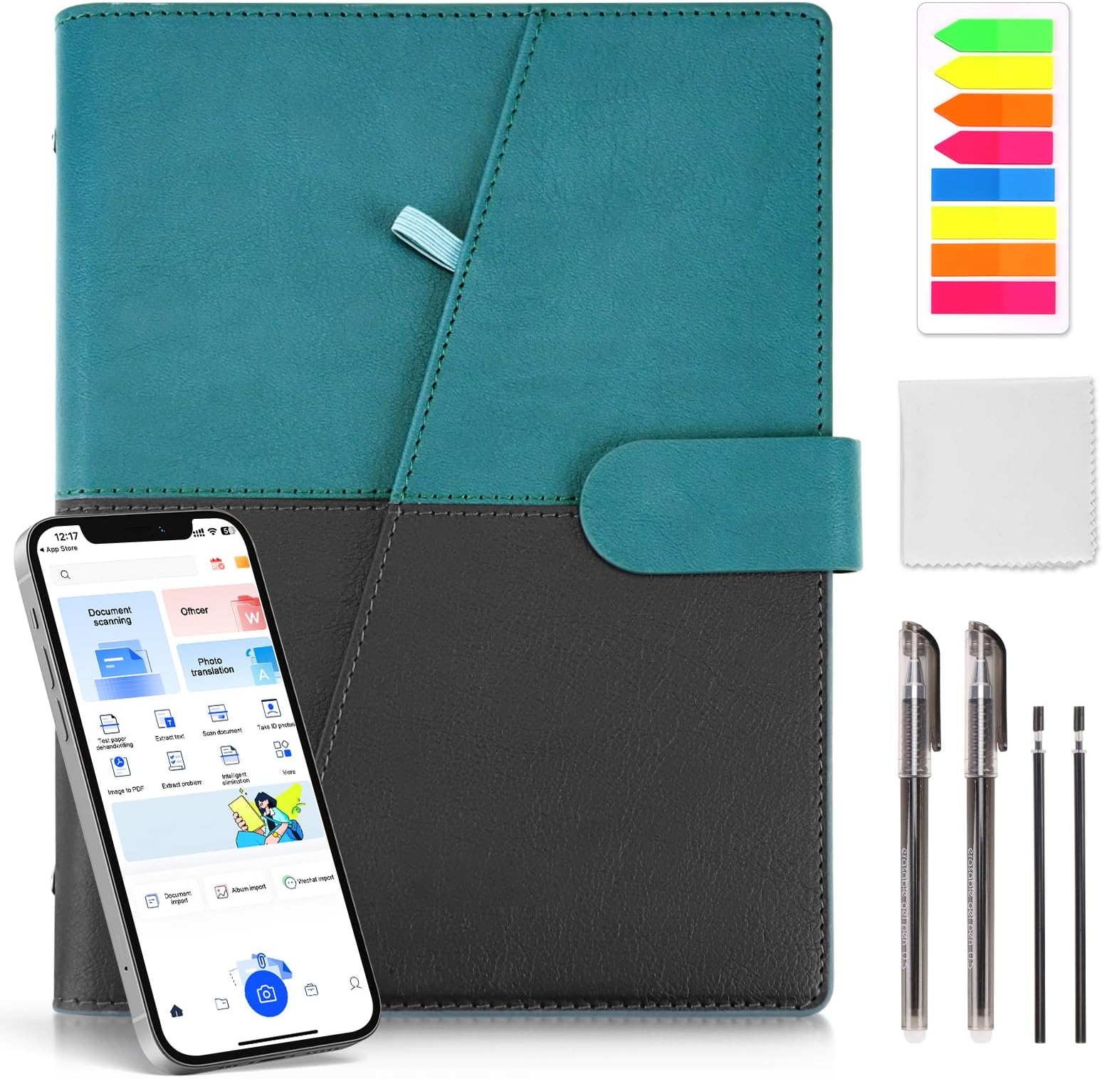 LSXD Cuaderno Inteligente Borrable, Libreta Notas bonitas A5 de 50 ...