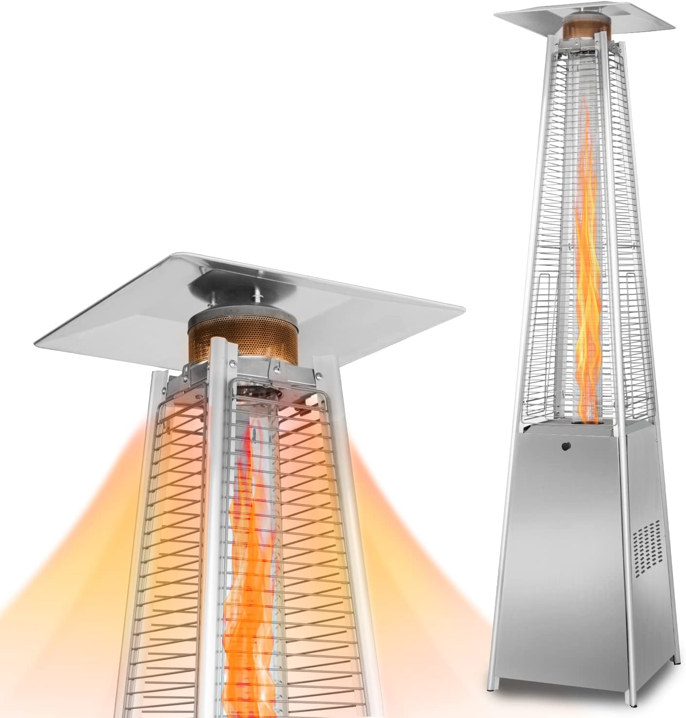 Amazon.com: RESTAURANT QUALITY Outdoor Dining Flame Tower Propane ...