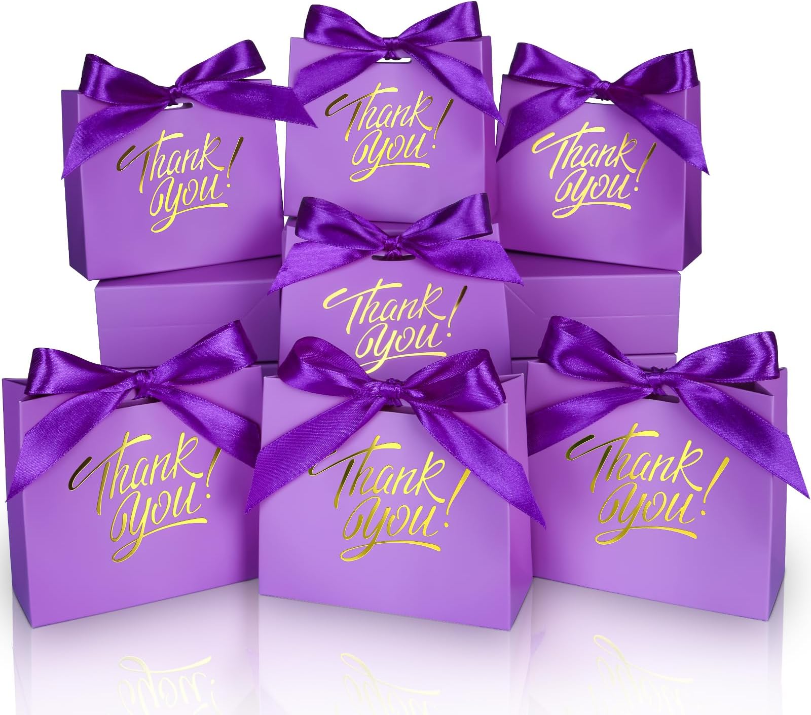 Amazon.com: DOYIDE 100 Pack Small Thank You Gift Bags, 4.5x1.8x3.9in ...