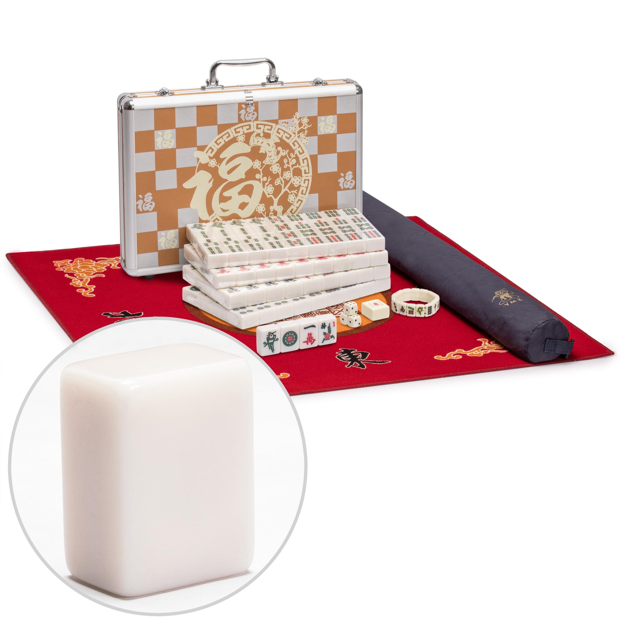 Amazon.com: Yellow Mountain Imports Mahjong Bundle - Professional ...