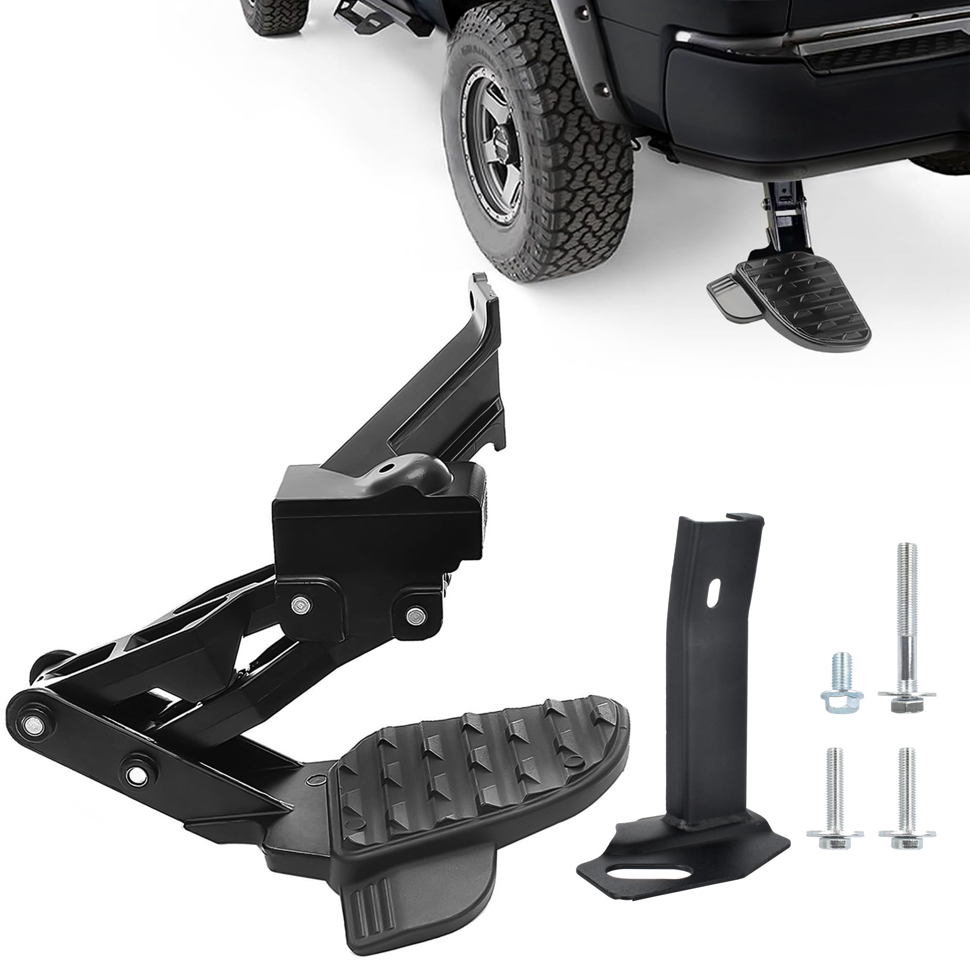 Amazon.com: ASOPARTS Rear Bed Step Compatible with 2019 2020 2021 2022 ...