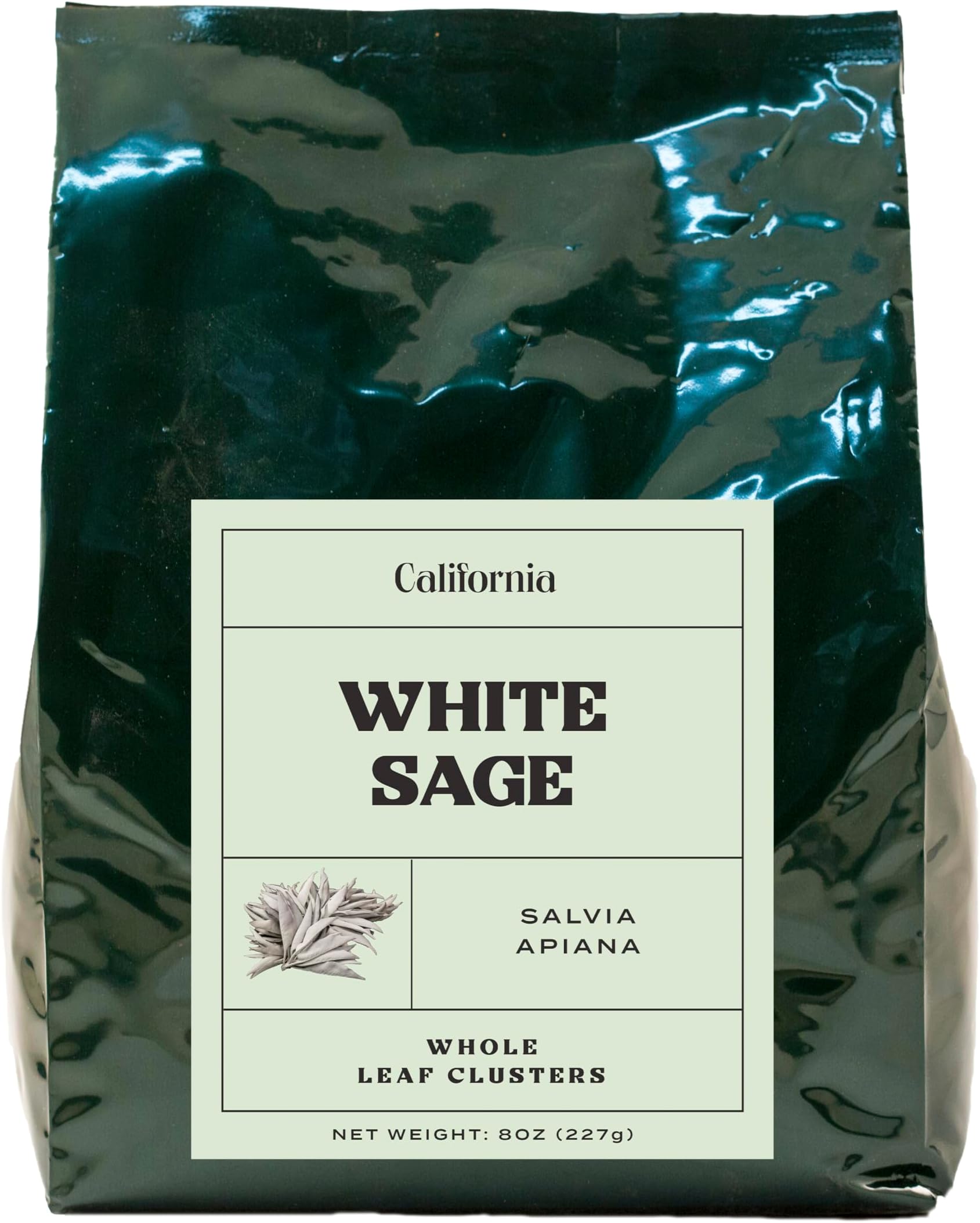Amazon.com: 1 LB-Premium Organic California White Sage Leaves/Clusters ...