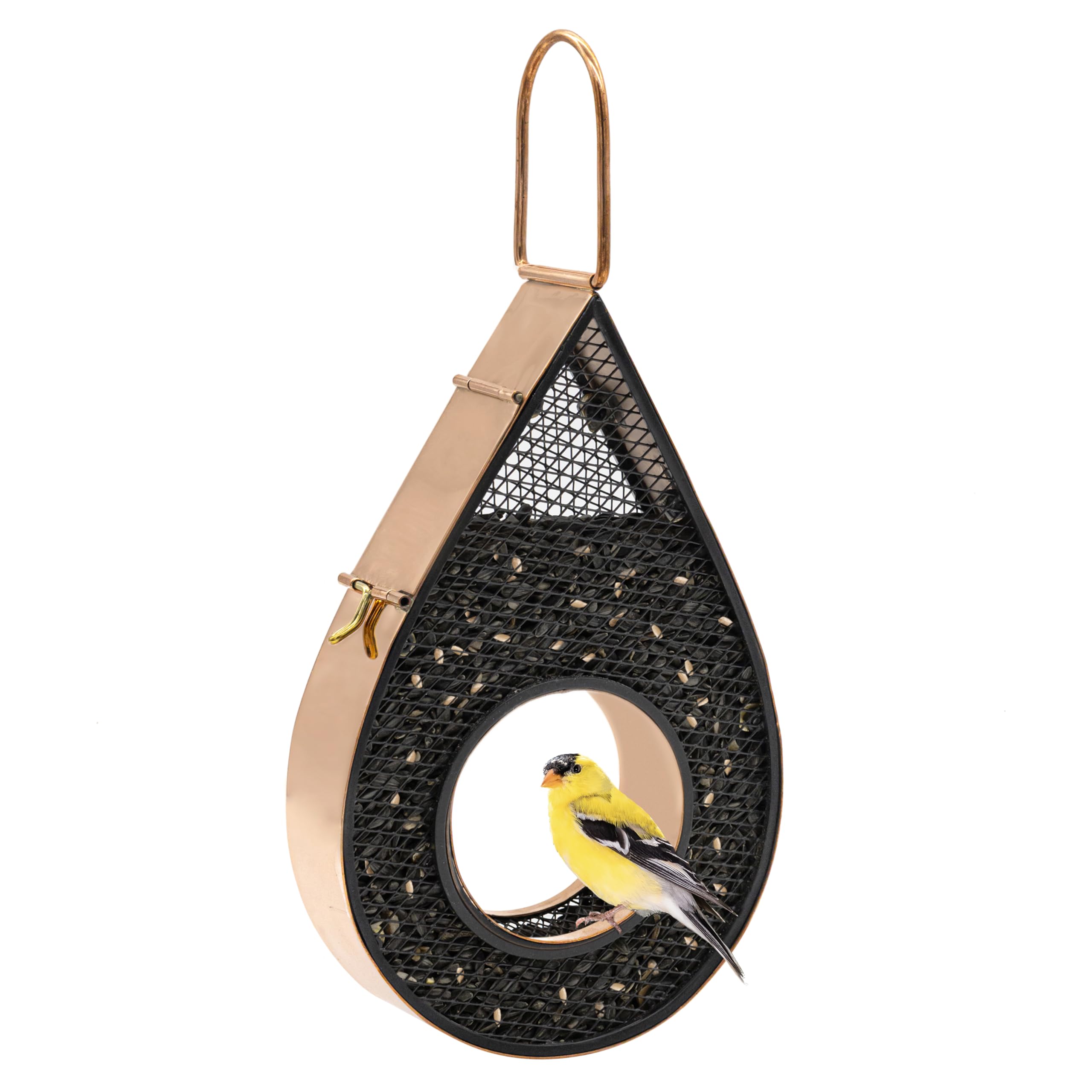 Amazon.com : Good Directions Pure Copper Raindrop Bird Feeder with Mesh ...