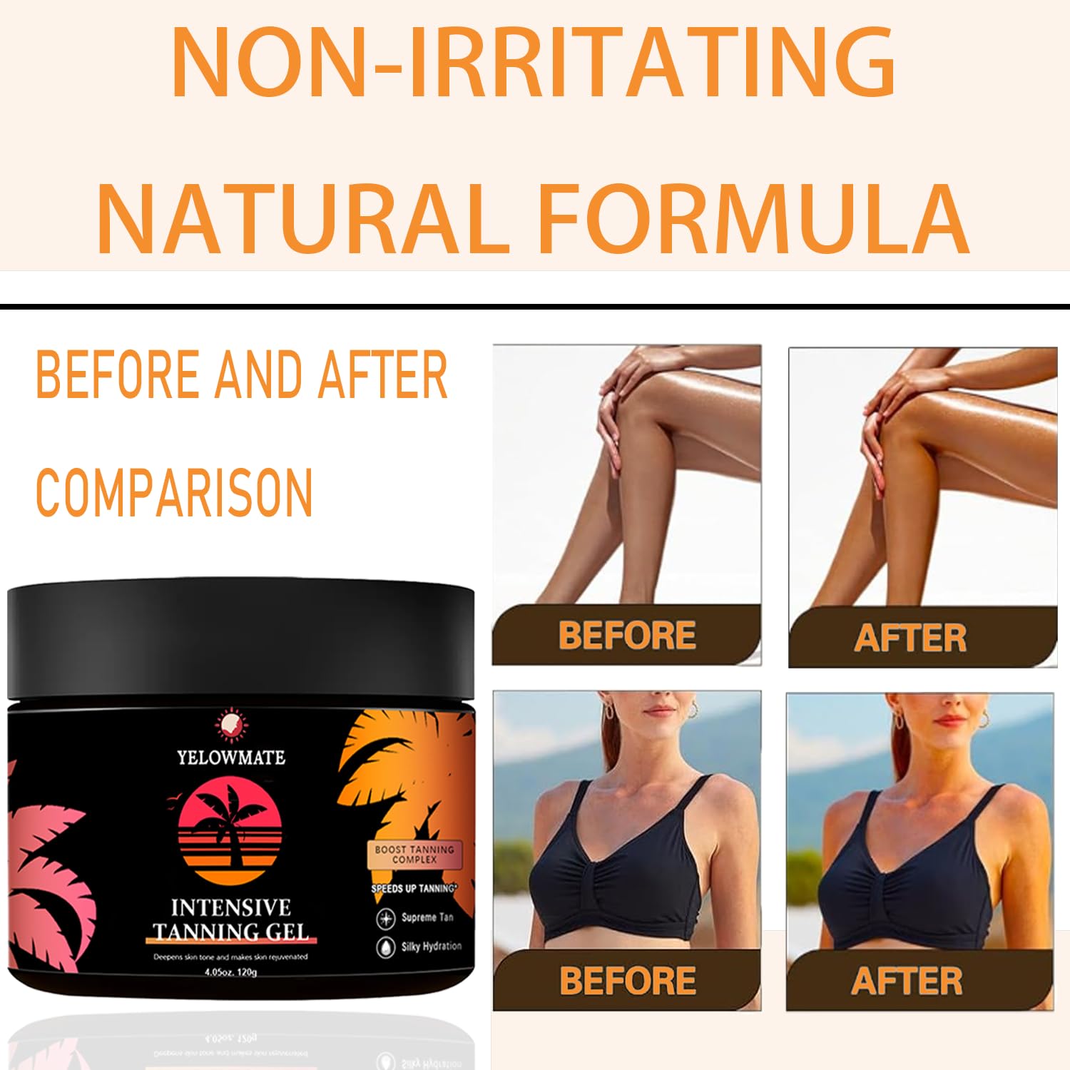 Snapklik.com : Intensive Tanning Gel,Even And Long-lasting, Healthy Tan ...