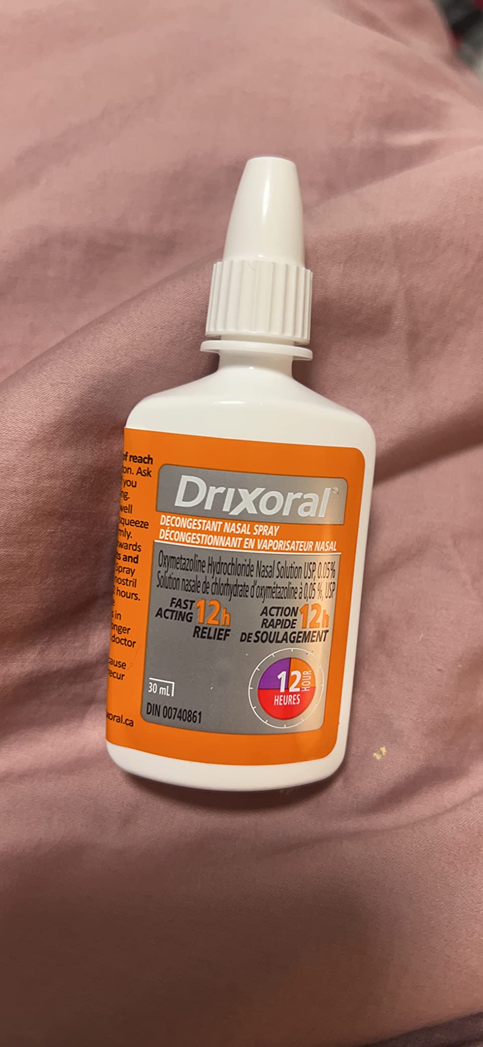 Drixoral Decongestant Nasal Spray, Fast and Long Lasting 12 Hour Relief ...