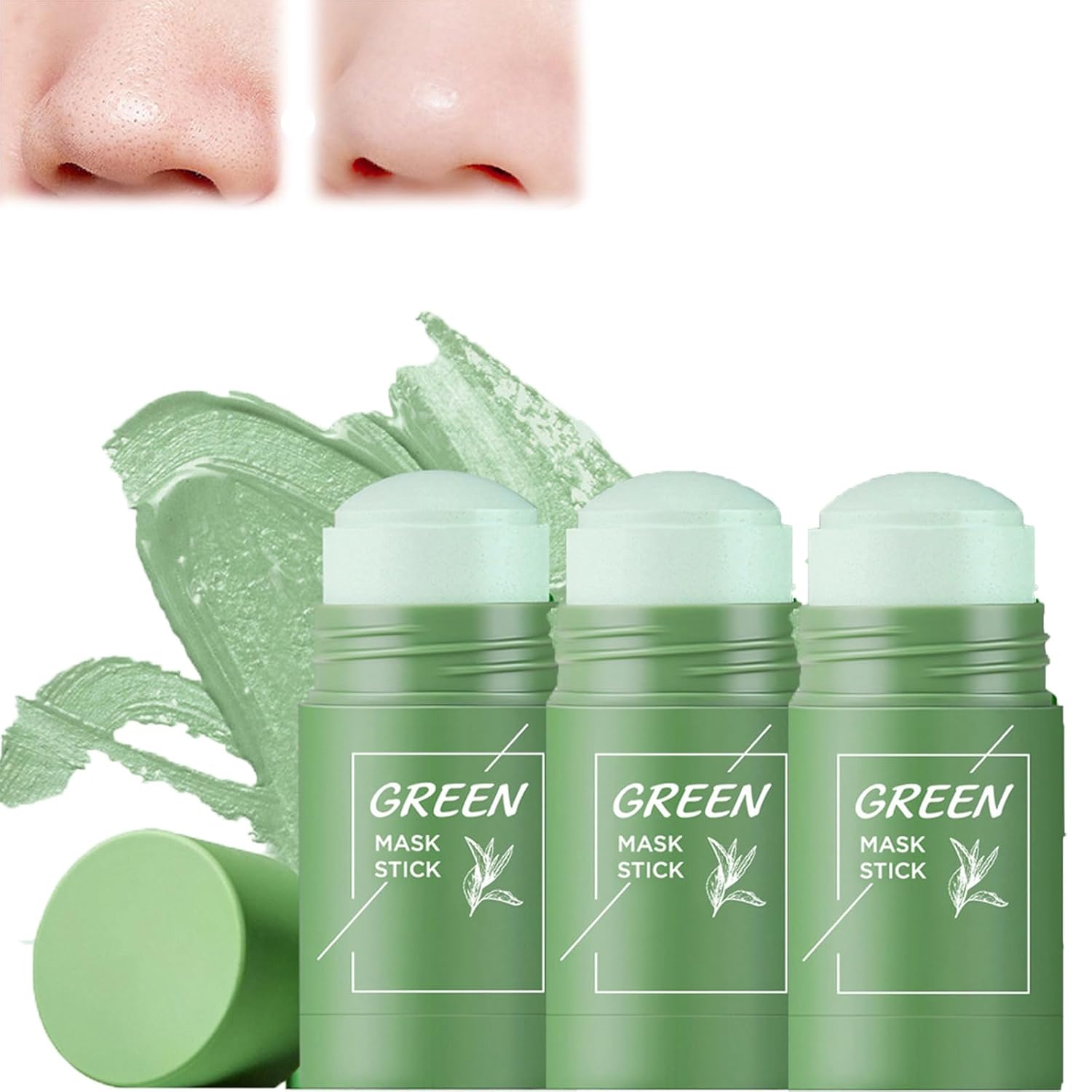 Amazon.com : Juxek Green Tea Mask Stick, Green Tea Deep Cleanse Mask ...