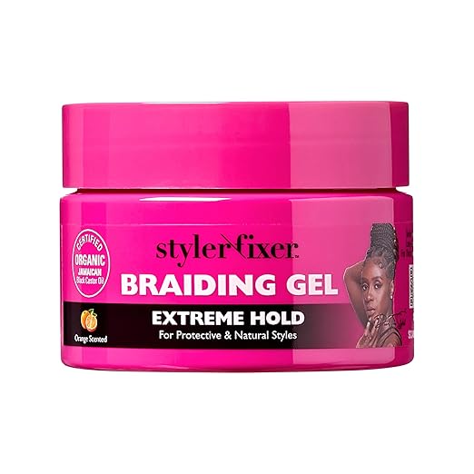 Amazon.com : Red by Kiss Braiding Gel Extreme Hold Styler Fixer for Box ...