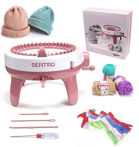 Sentro 48 pin Knitting Machine, Smart Weaving Loom Round Knitting ...