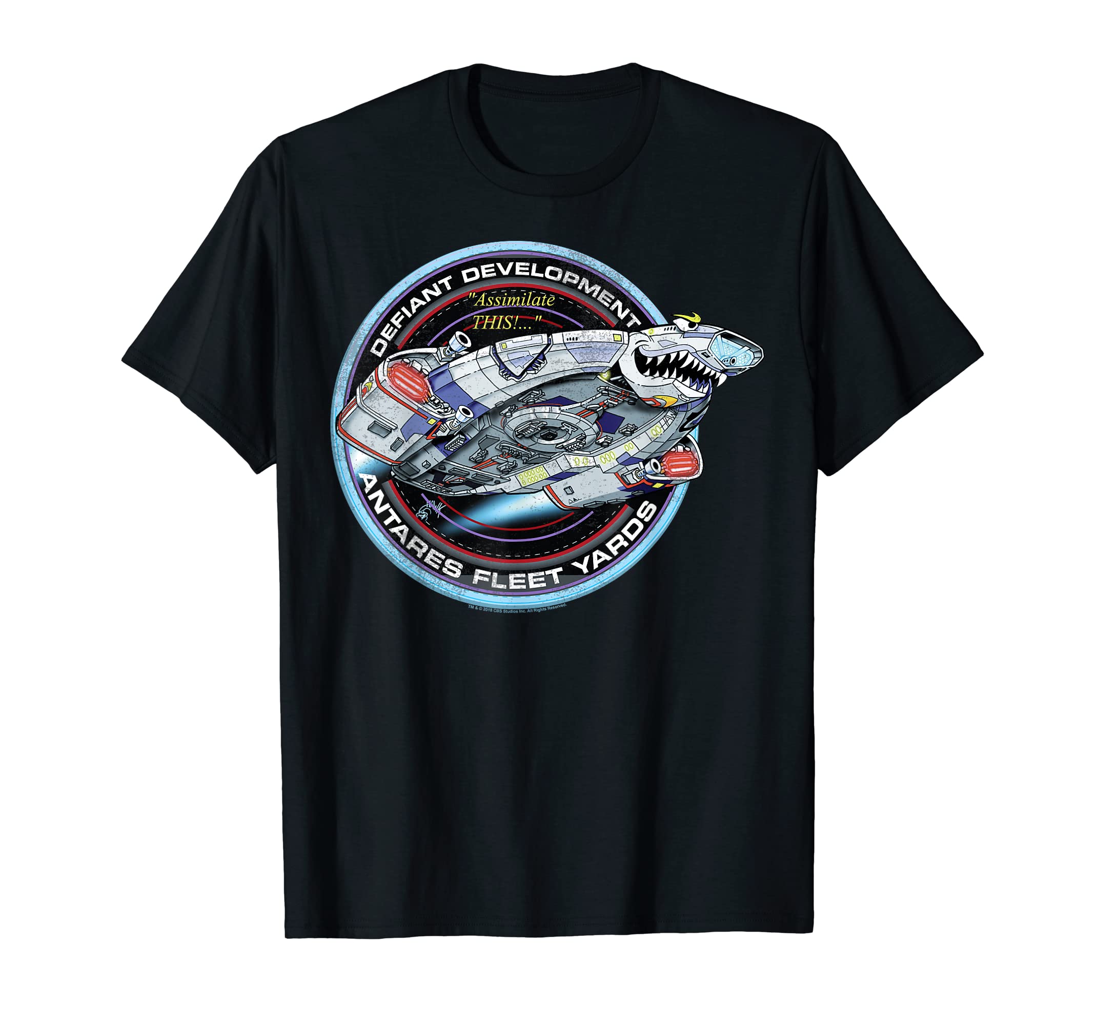 Star Trek DS9 Defiant Development Patch Graphic T-Shirt T-Shirt ...