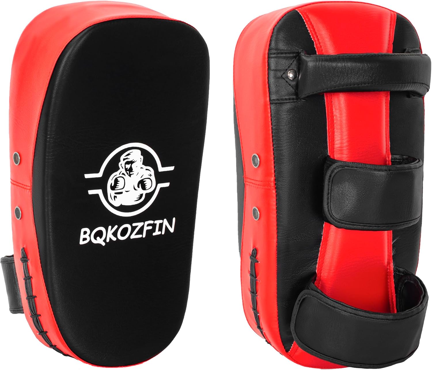 BQKOZFIN Boxing Pads for Focus Training, 1 Pair Curved Taekwondo Kick ...