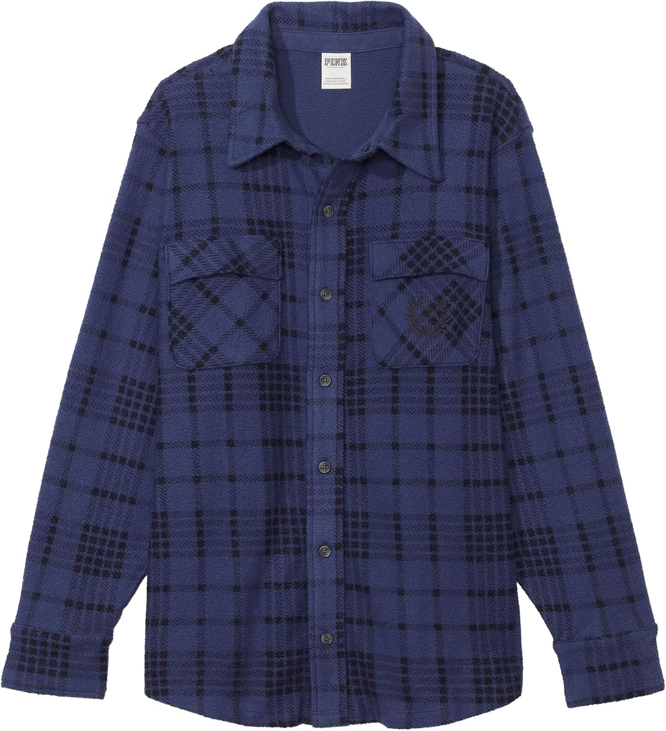 Victoria's Secret Pink Reverse Fleece Shacket, Fall Jackets for Women ...