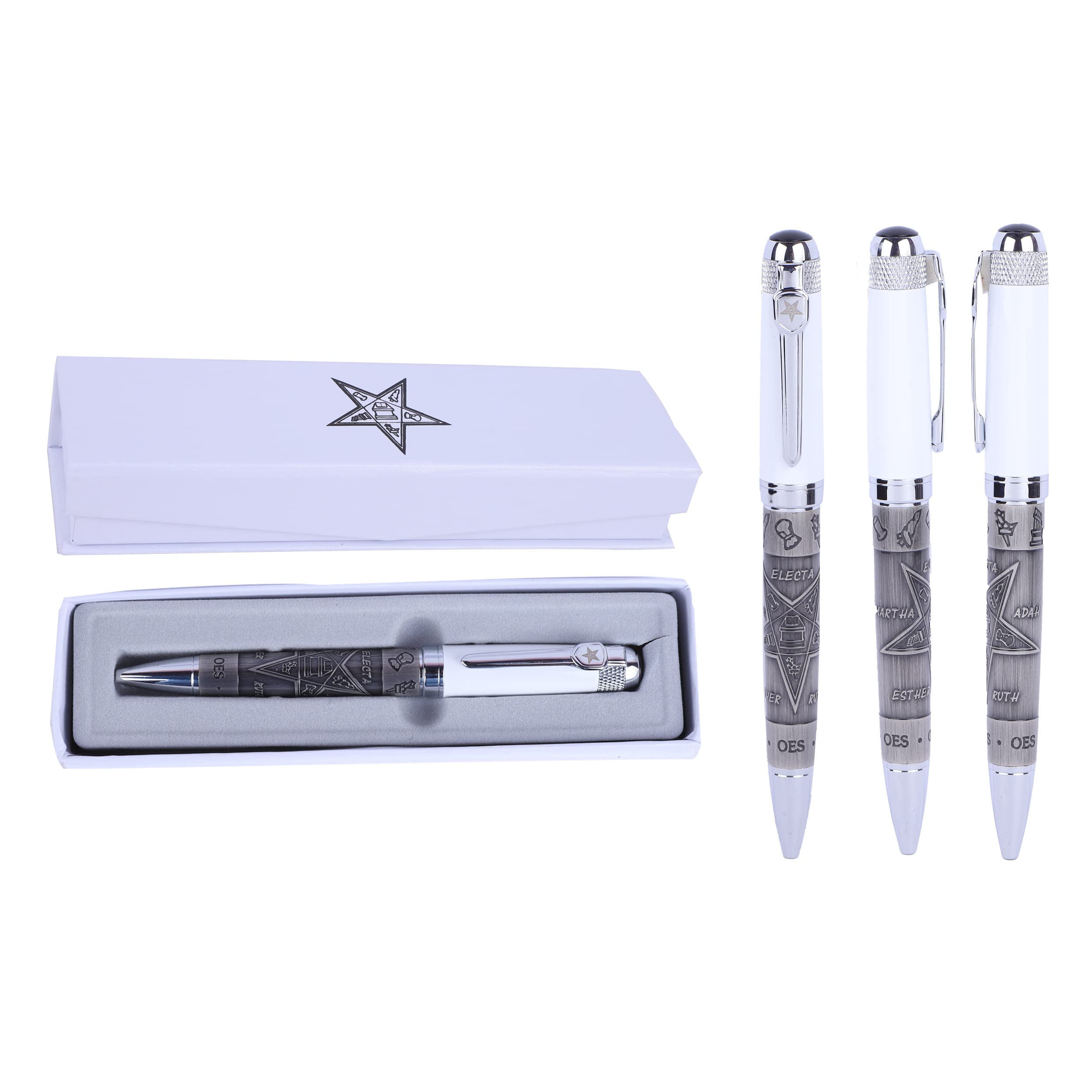 Snapklik.com : Trendy Zone 21 Eastern Star Logo And Symbols Black Ink ...
