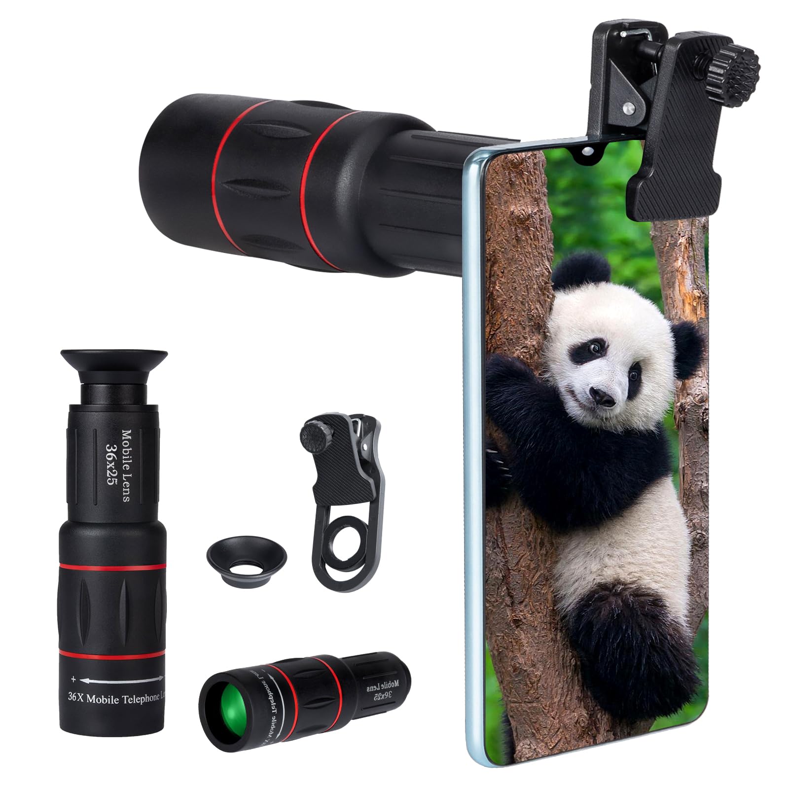 Amazon.com: 36X Long Focus Telephoto Phone Lens for iPhone and Android ...