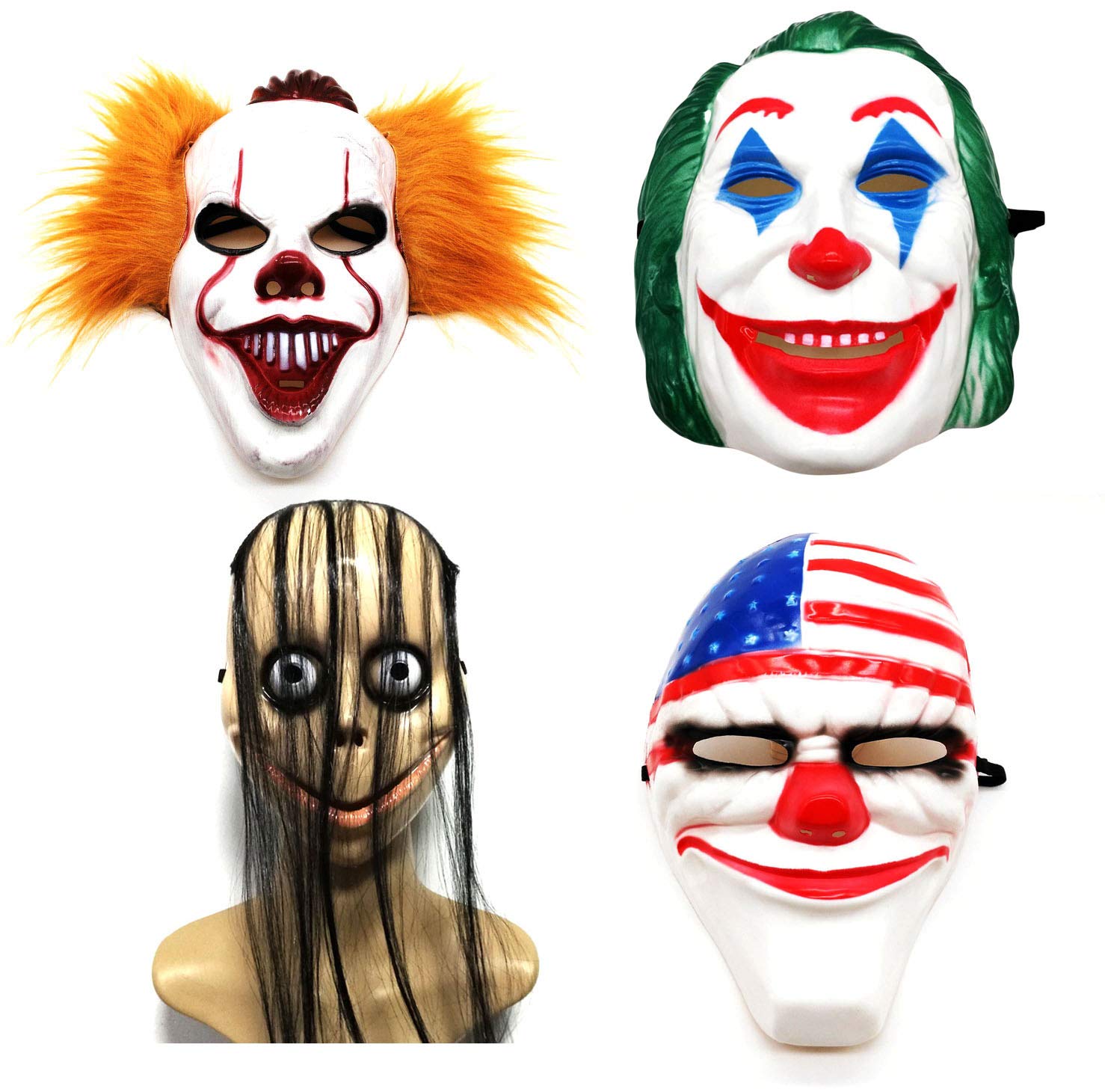 Buy Halloween realistic Costume Party Horrific Creepy Bar Cosplay ...