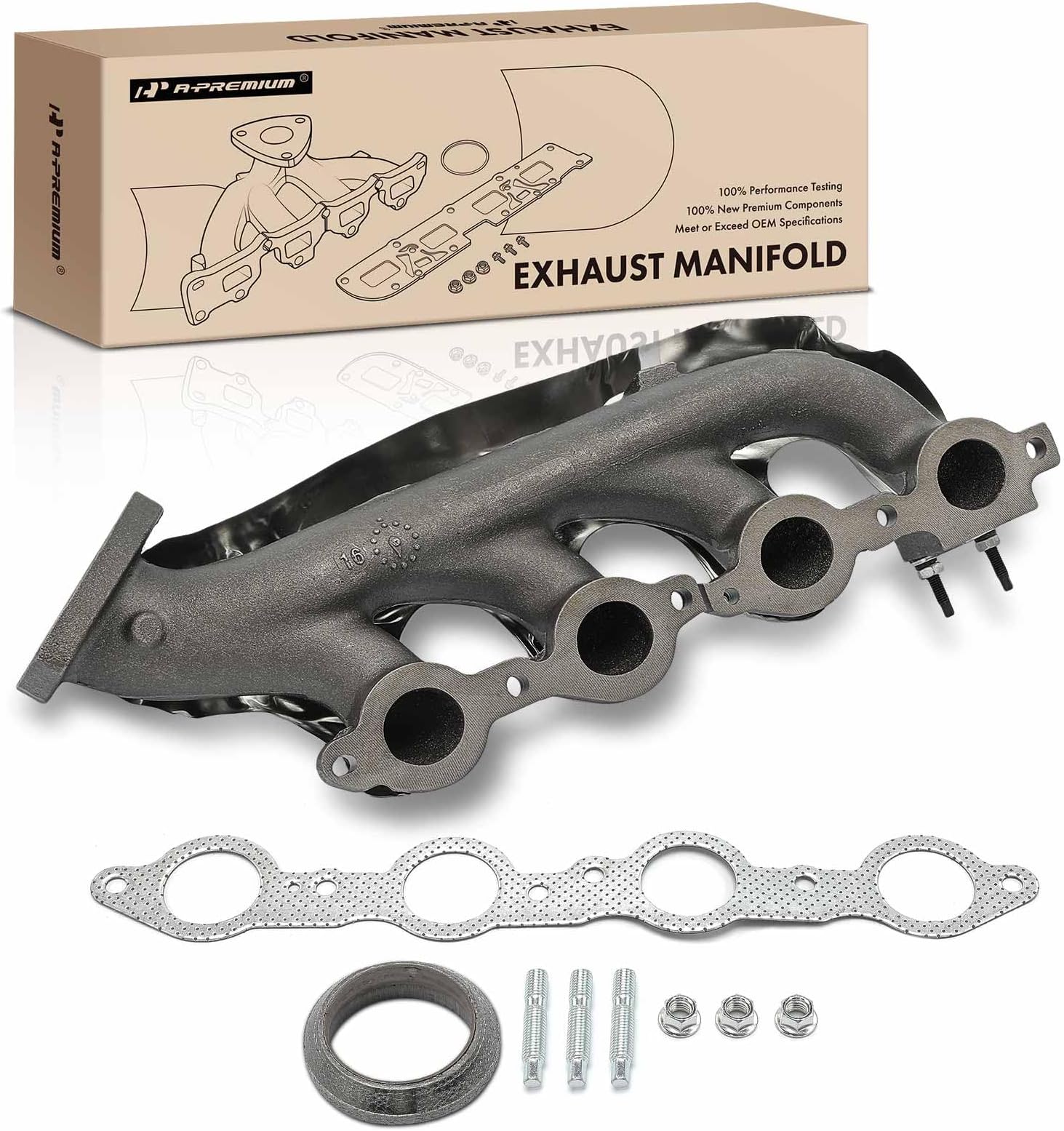 Amazon.com: A-Premium Right Exhaust Manifold Kit W/Gaskets, Studs, Nuts ...