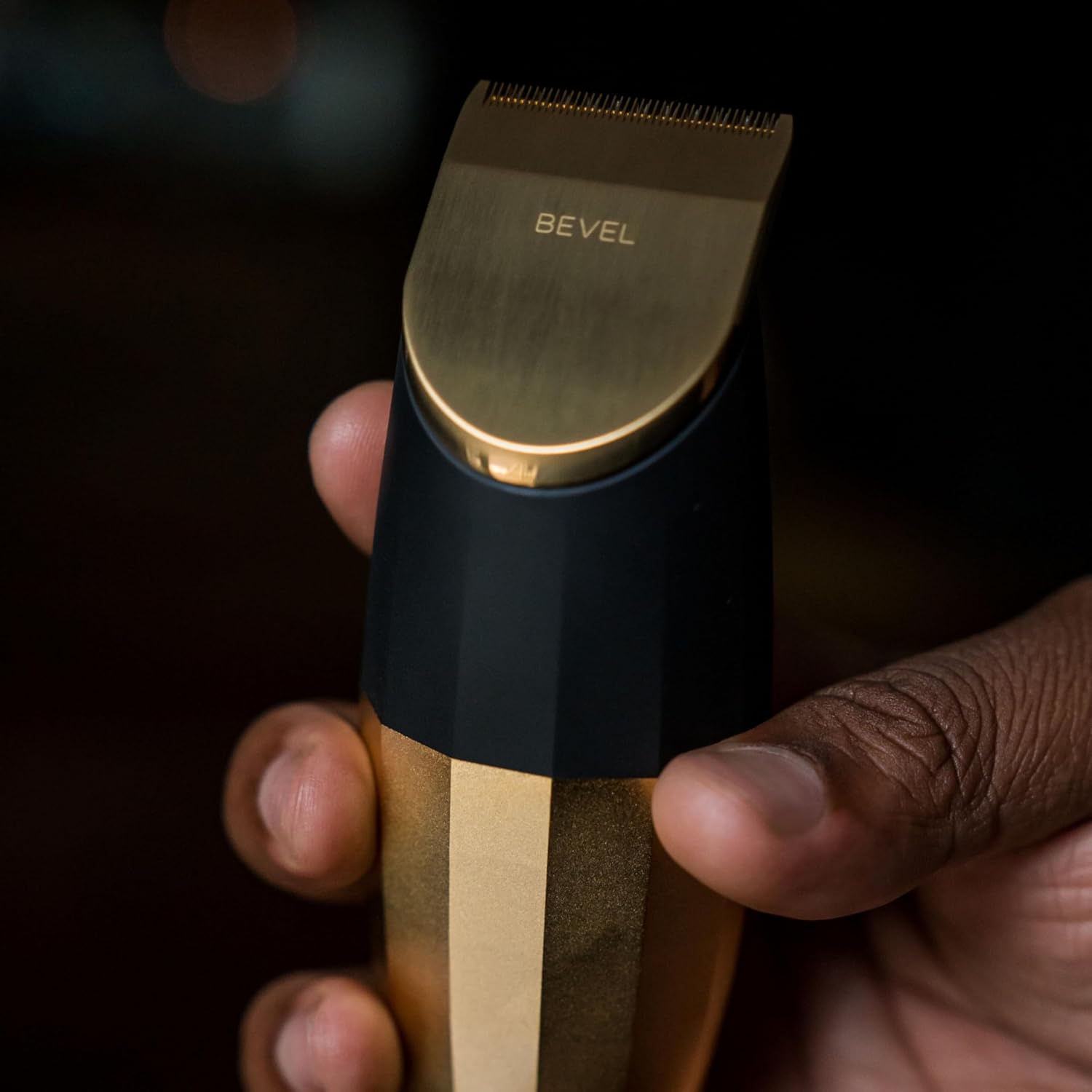 BEVEL Recortadora de barba para hombre, recortadora inalámbrica Gold ...